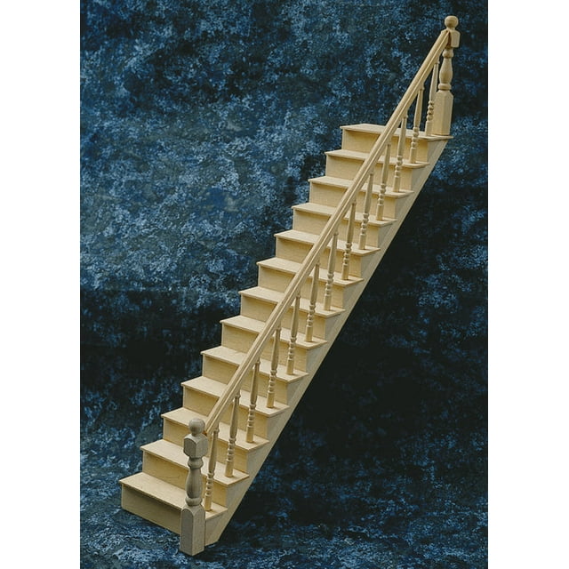 STRAIGHT STAIR KIT Miniature Scale - Walmart.com