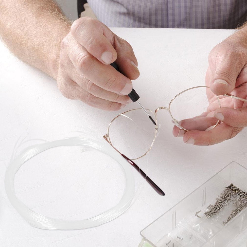 STRANDCHIC 1 Roll Eyeglass Repair String Transparent Nylon Glasses ...
