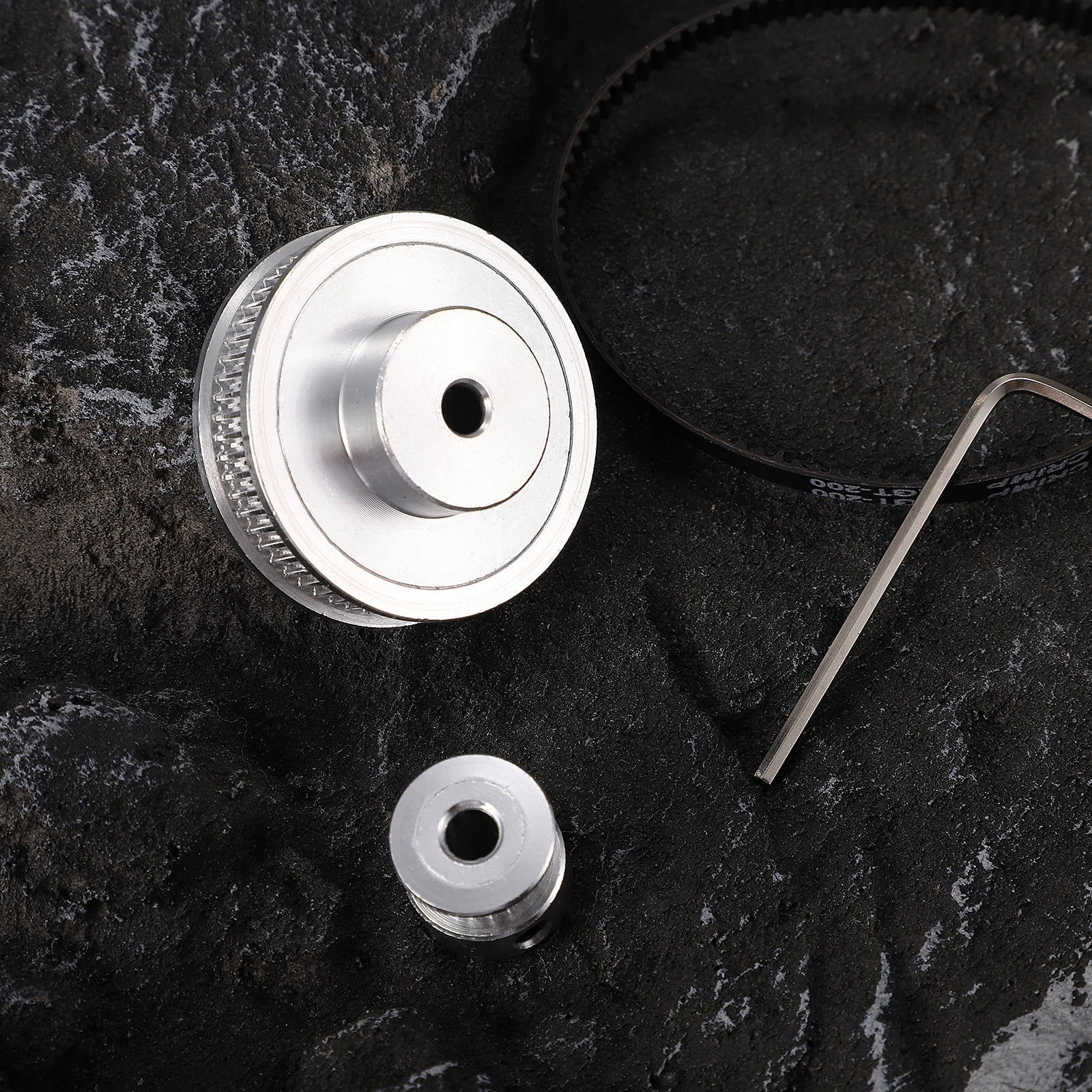 STRANDCHIC Aluminum Timing Belt Pulley Kit for Drilling Machines, 1 Set ...