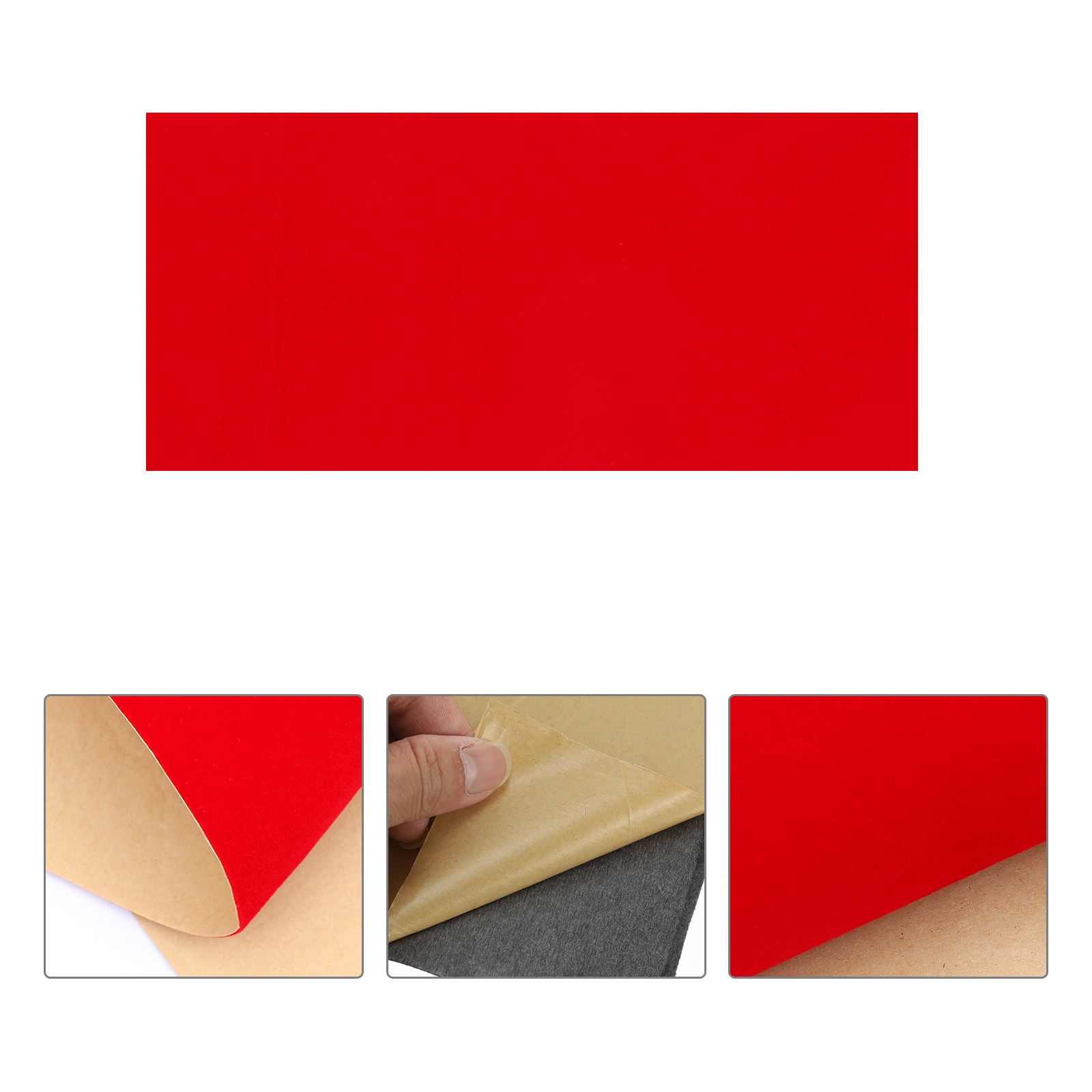 STRANDCHIC 1 Set Self-Adhesive Flocking Cloth for and in Red - Walmart.com