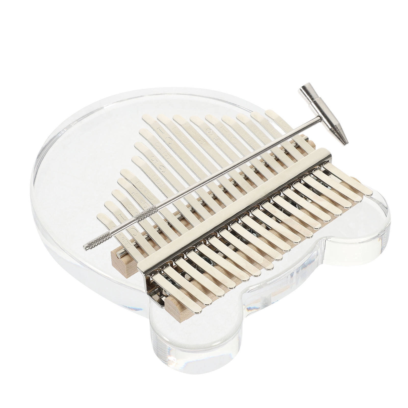 STRANDCHIC 1 Set Thumb Piano Instrument in Pink Acrylic for Travel ...