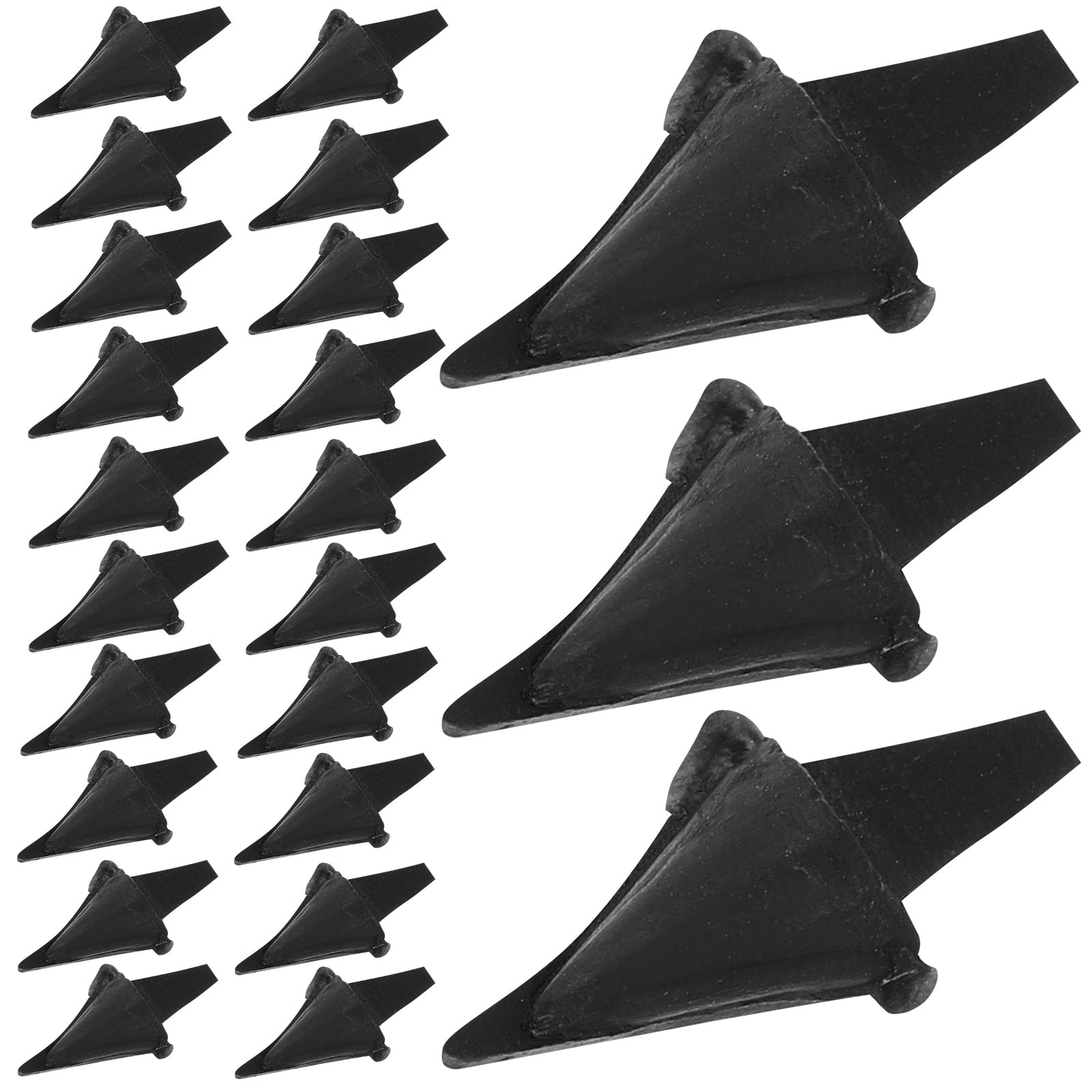 STRANDCHIC 100pcs Black Safety Noses For DIY Projects In Toy Decoration ...