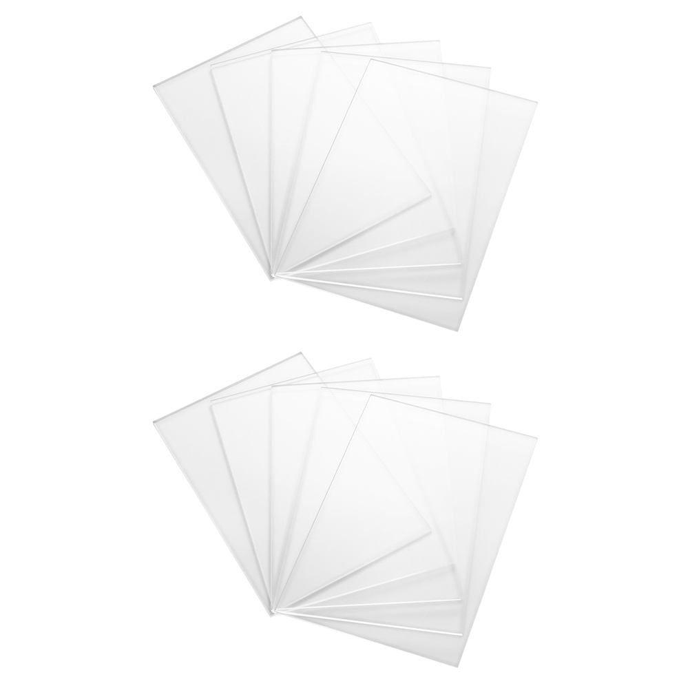 STRANDCHIC 10-Pack Clear Acrylic Picture Frame Sheets with LED Light ...