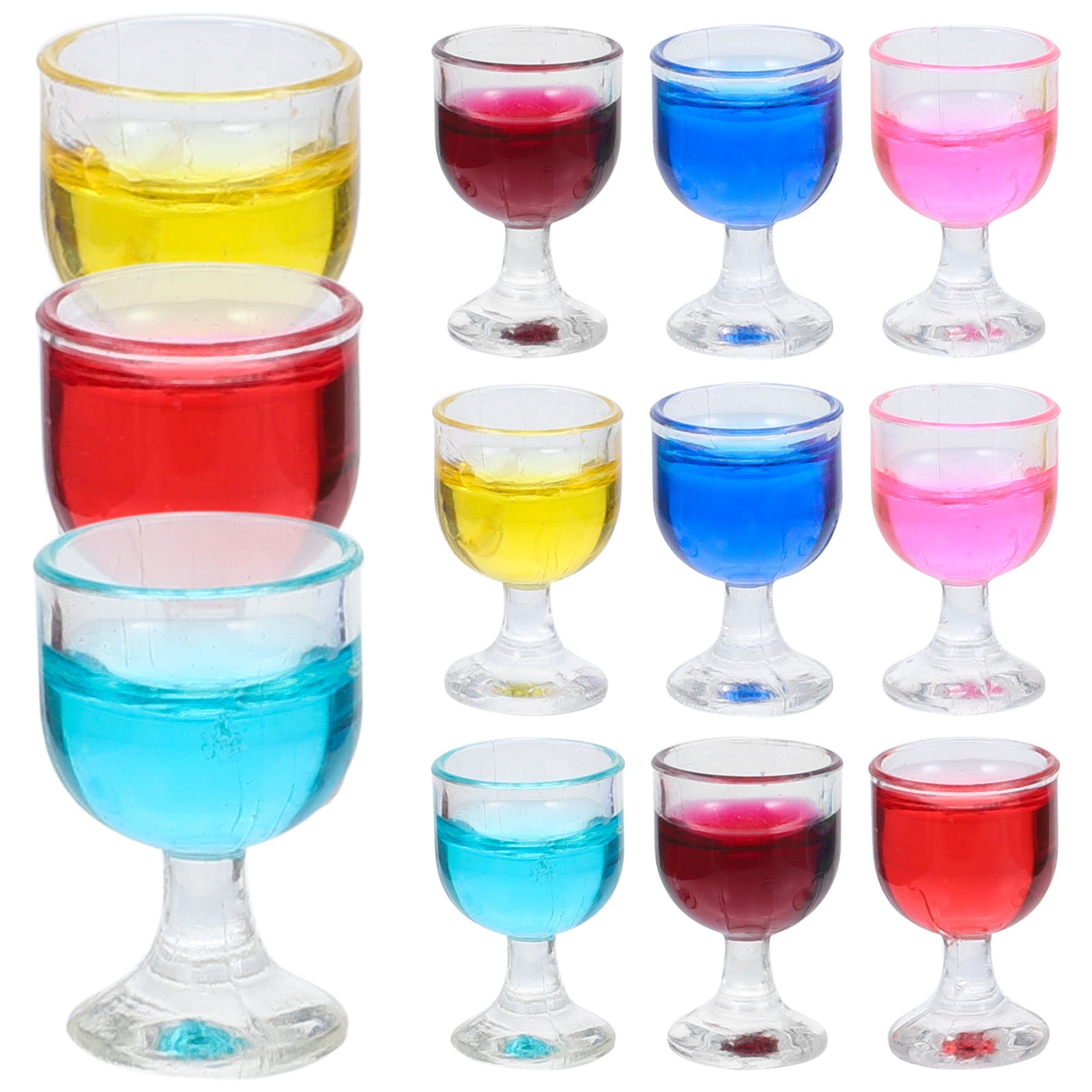 STRANDCHIC 12Pcs Mini Cocktail Cups in Resin for Kids and Friends ...