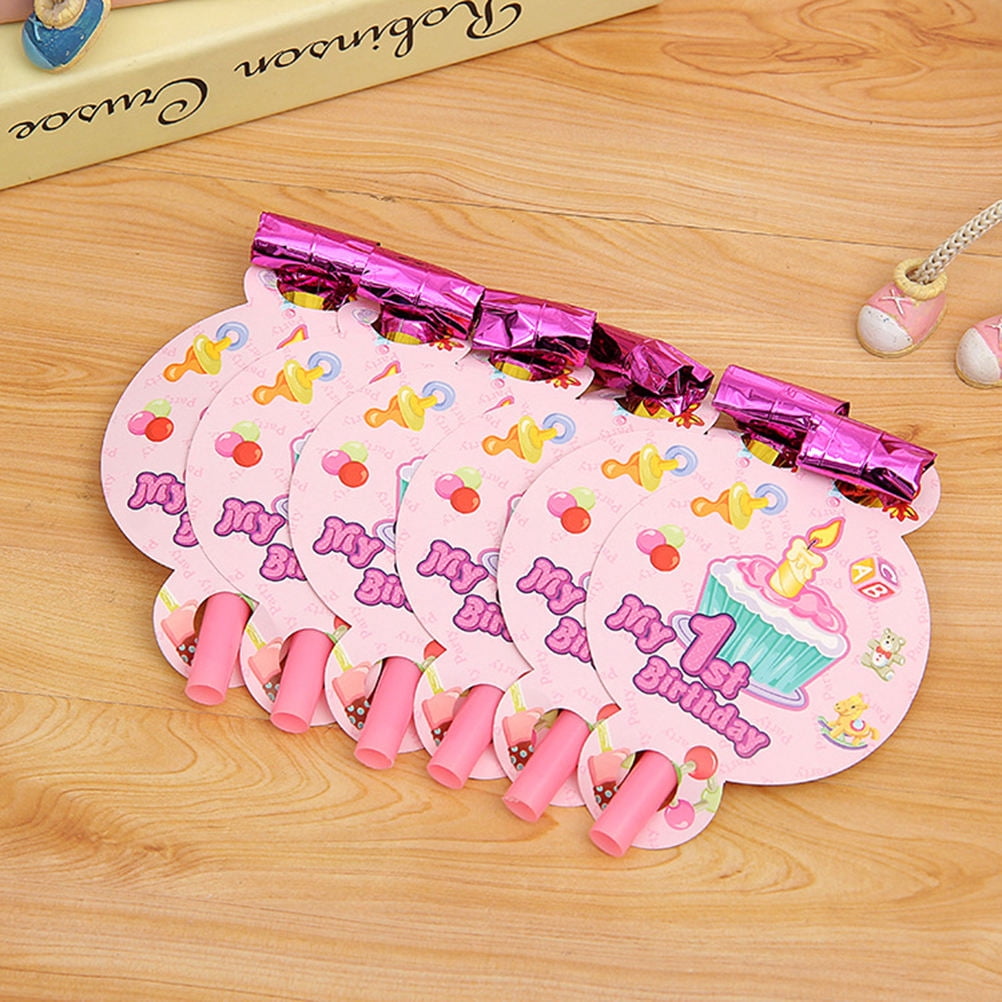STRANDCHIC 12Pcs Party Whistles for Kids Birthday Party Supplies ...