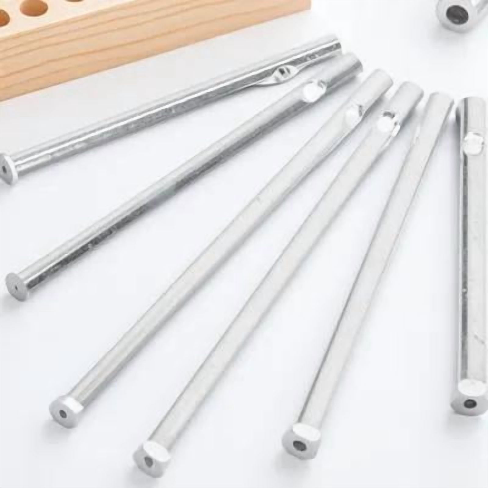 STRANDCHIC 15Pcs Metal Tubes for Windchimes in Silver for Crafting ...