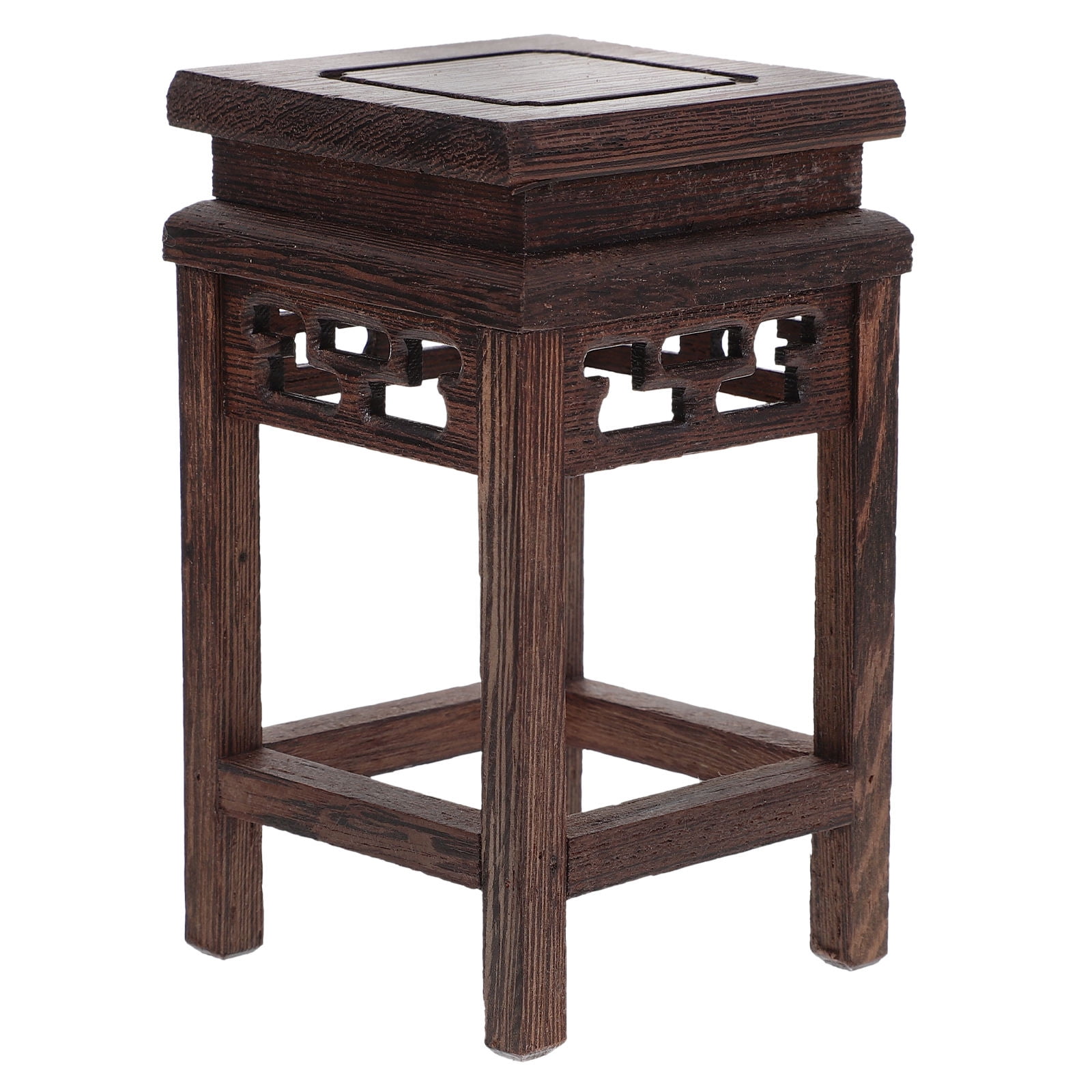 STRANDCHIC 1Pack Planter Stand for Brown Wooden for Plant Lovers 4.7x2 ...