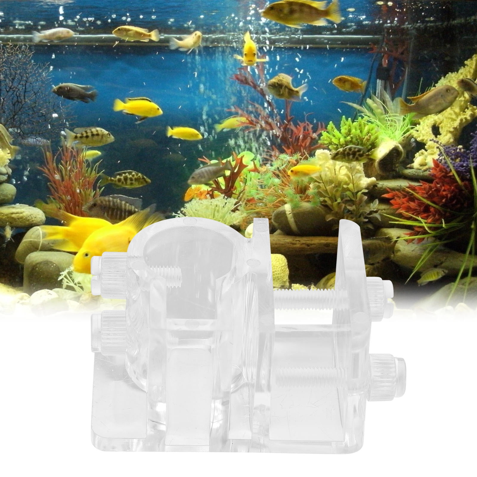 STRANDCHIC 1Pc Multi Functional Acrylic Clamp White for Aquarium Fish ...