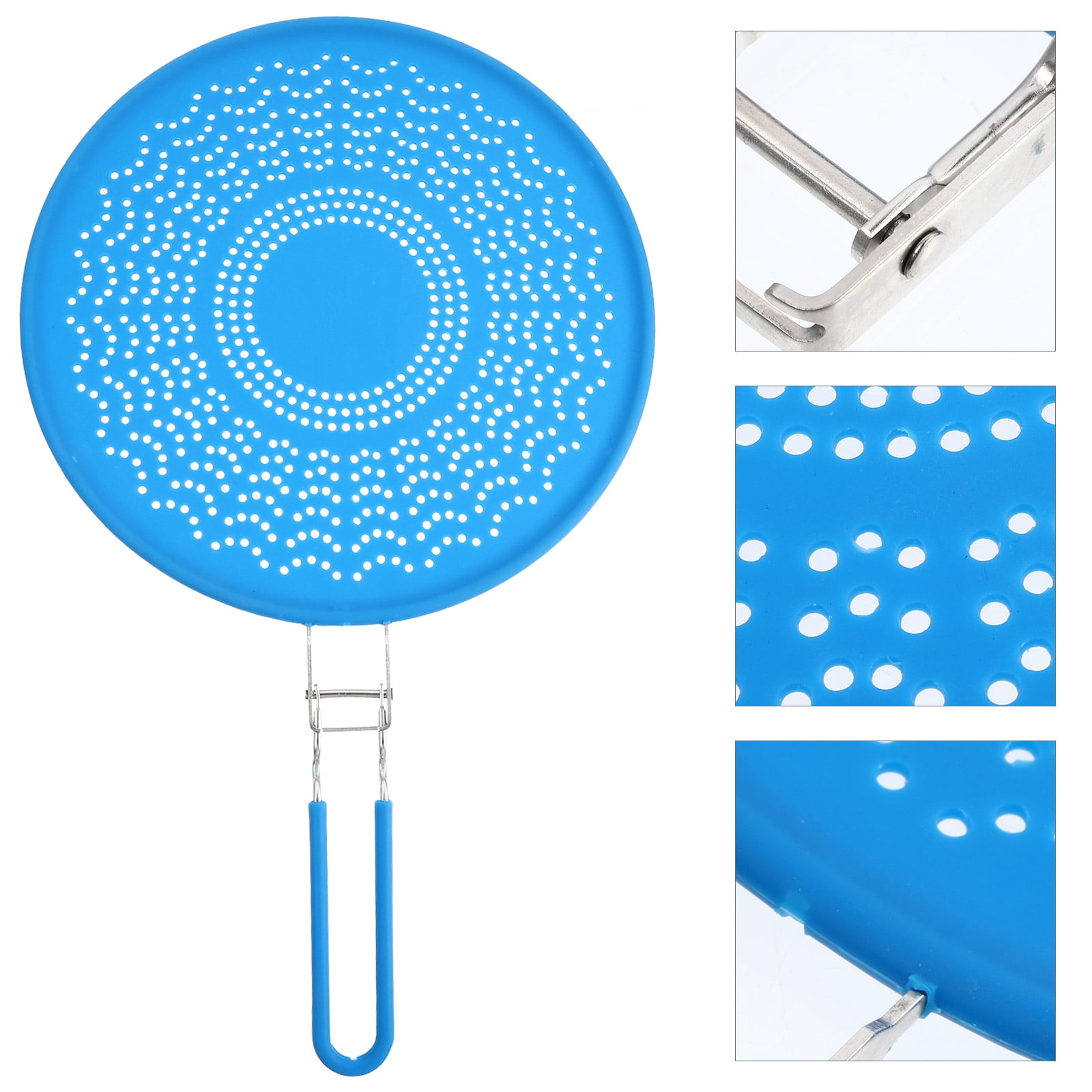 STRANDCHIC Silicone Oil Splash Guard with Pan Cover and Large Mesh ...