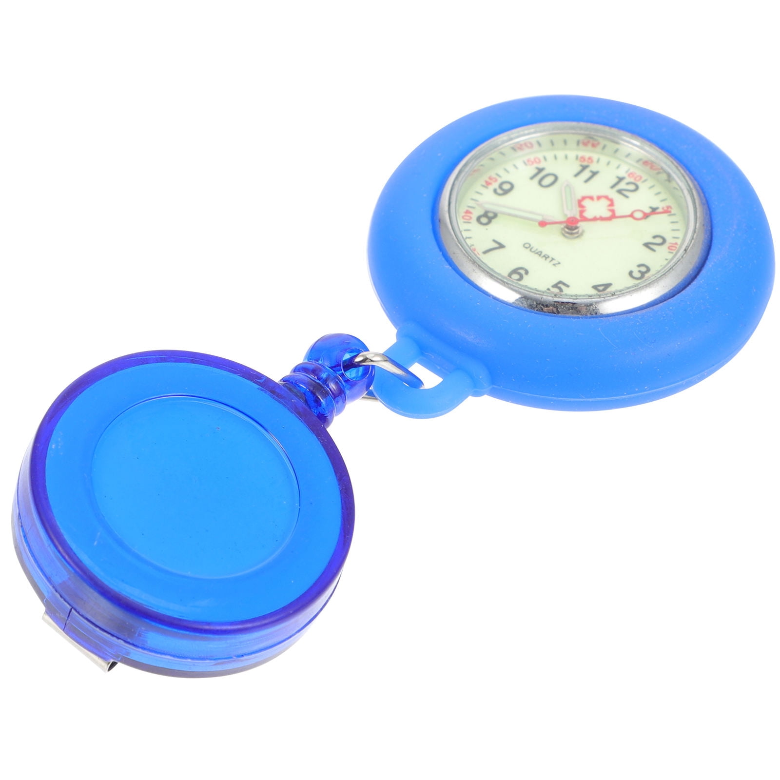 STRANDCHIC Nurse Fob Watch Blue Retractable Quartz for Medical Staff ...
