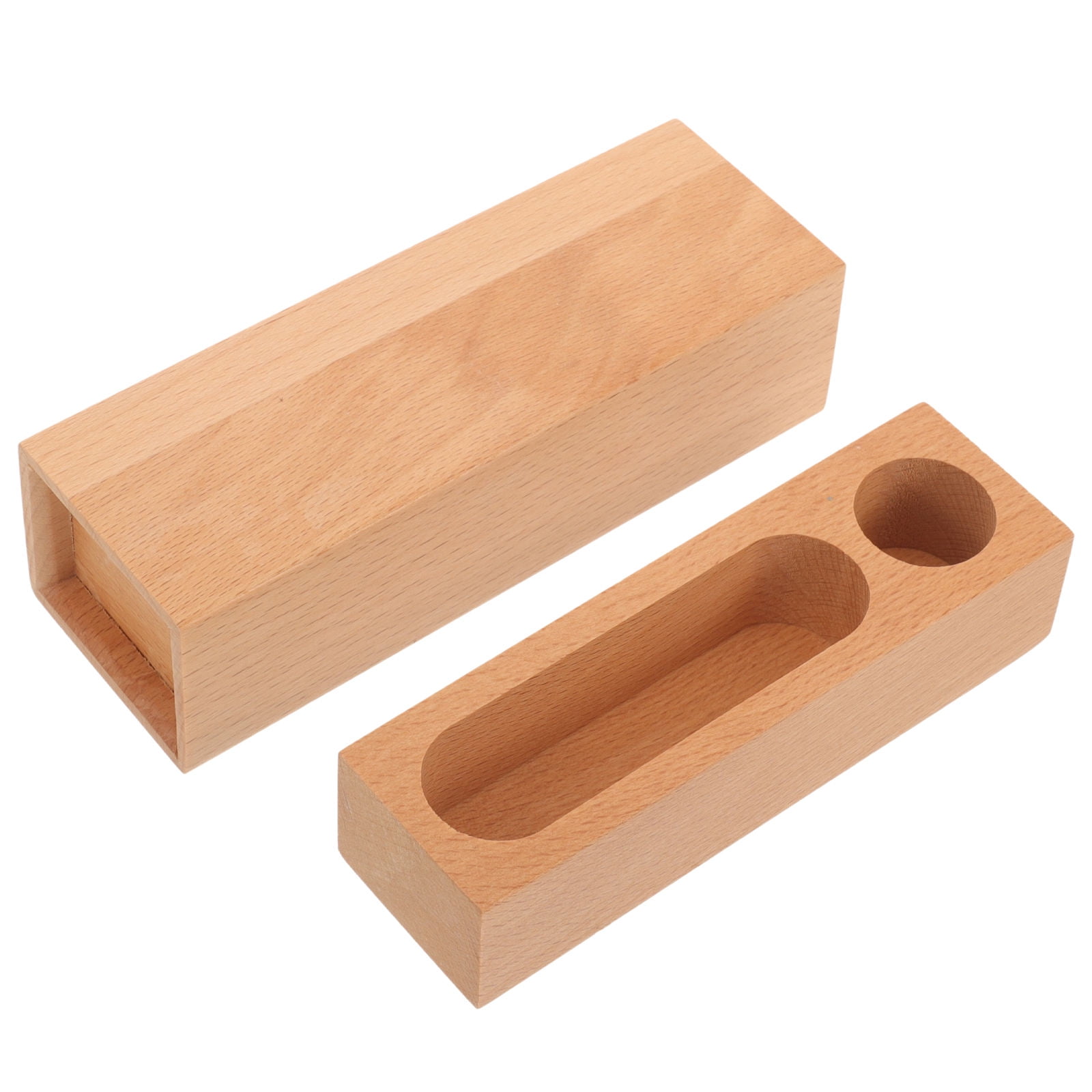 STRANDCHIC 1Pcs Wood Stamp Packing Box Rectangular for Students and ...