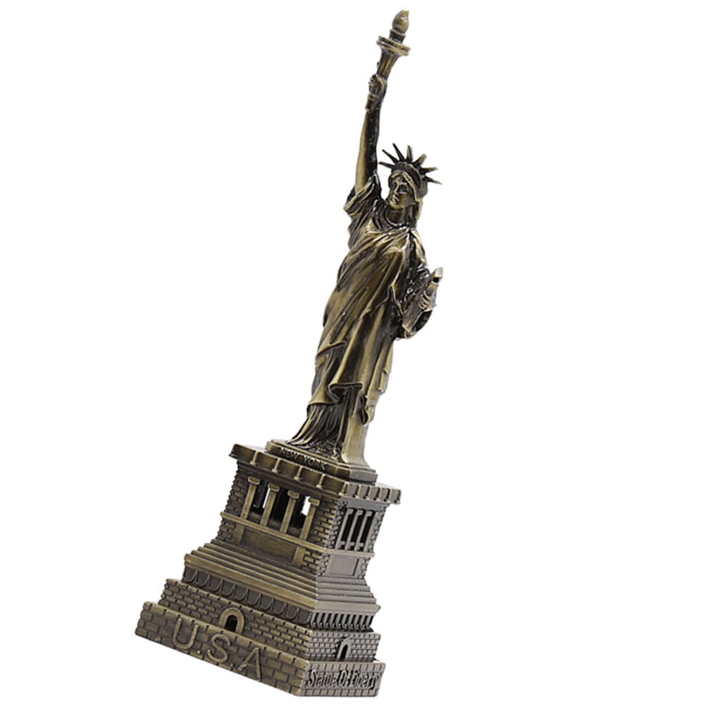 STRANDCHIC 1Set Alloy Statue of Liberty Model Mini Figurine Decoration ...