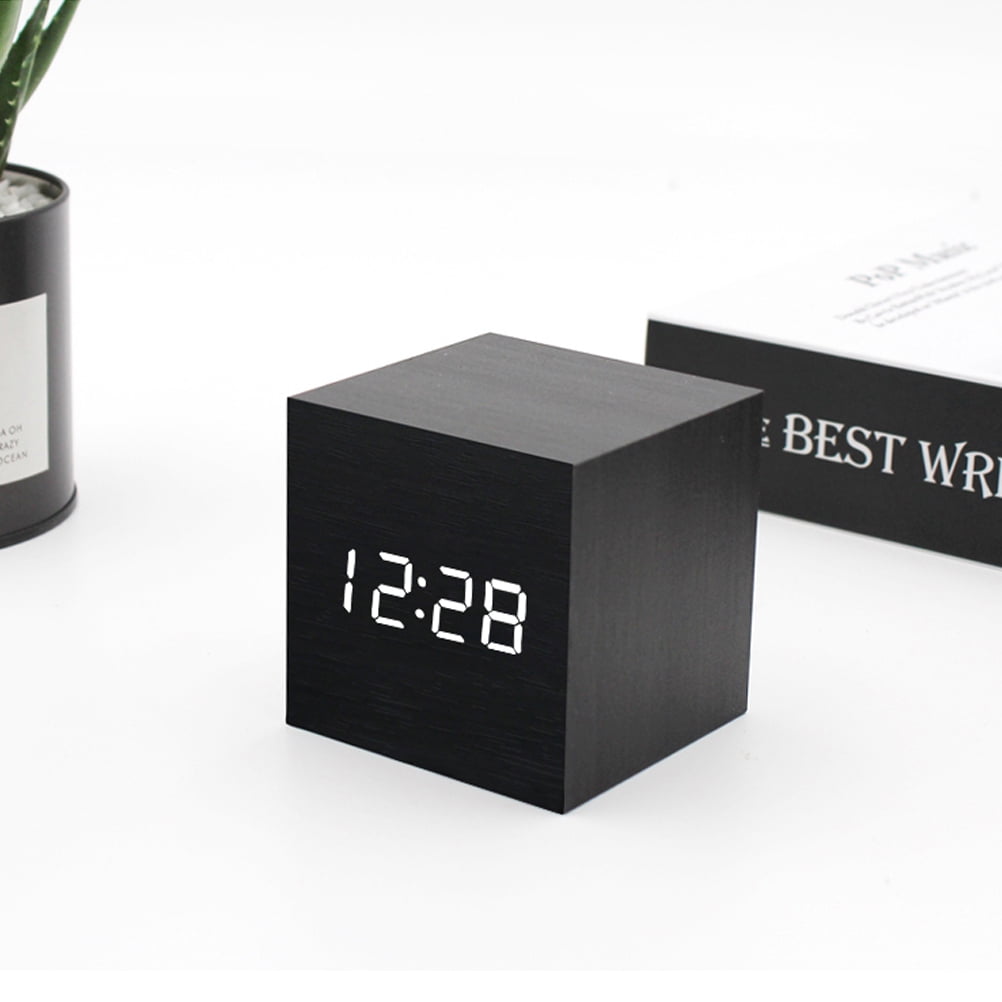 STRANDCHIC 1Set Electronic Mini Design Alarm Clock Acoustic Control ...