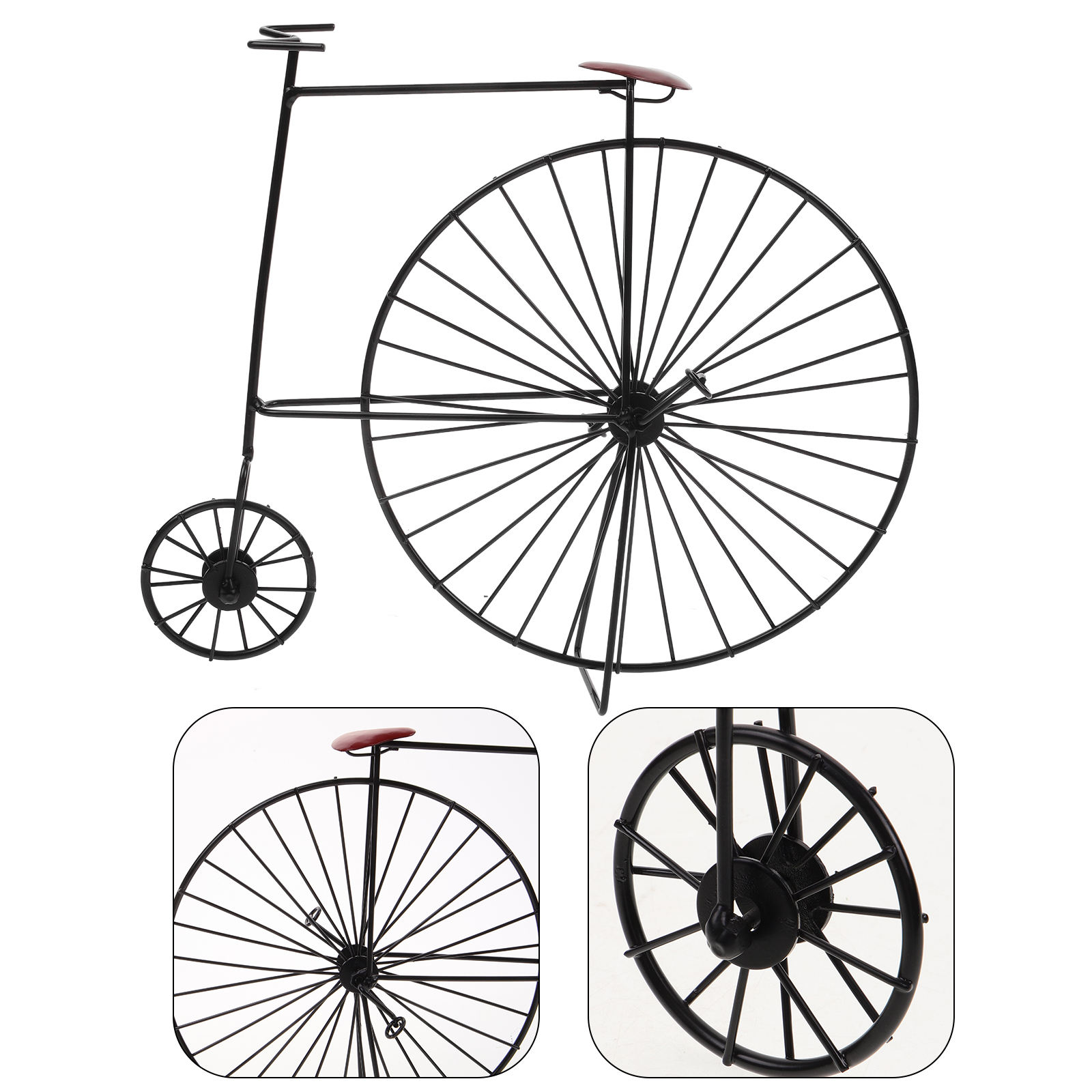 STRANDCHIC 1Set Iron Sculptures Home Decor in Bicycle Shape for Bar ...