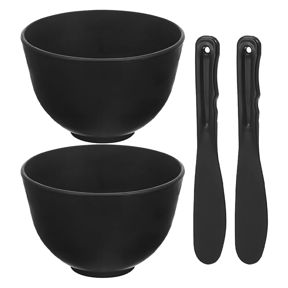 STRANDCHIC 1set Diy Silicone Mask Mixing Bowl Kit Bowls Spatulas For ...