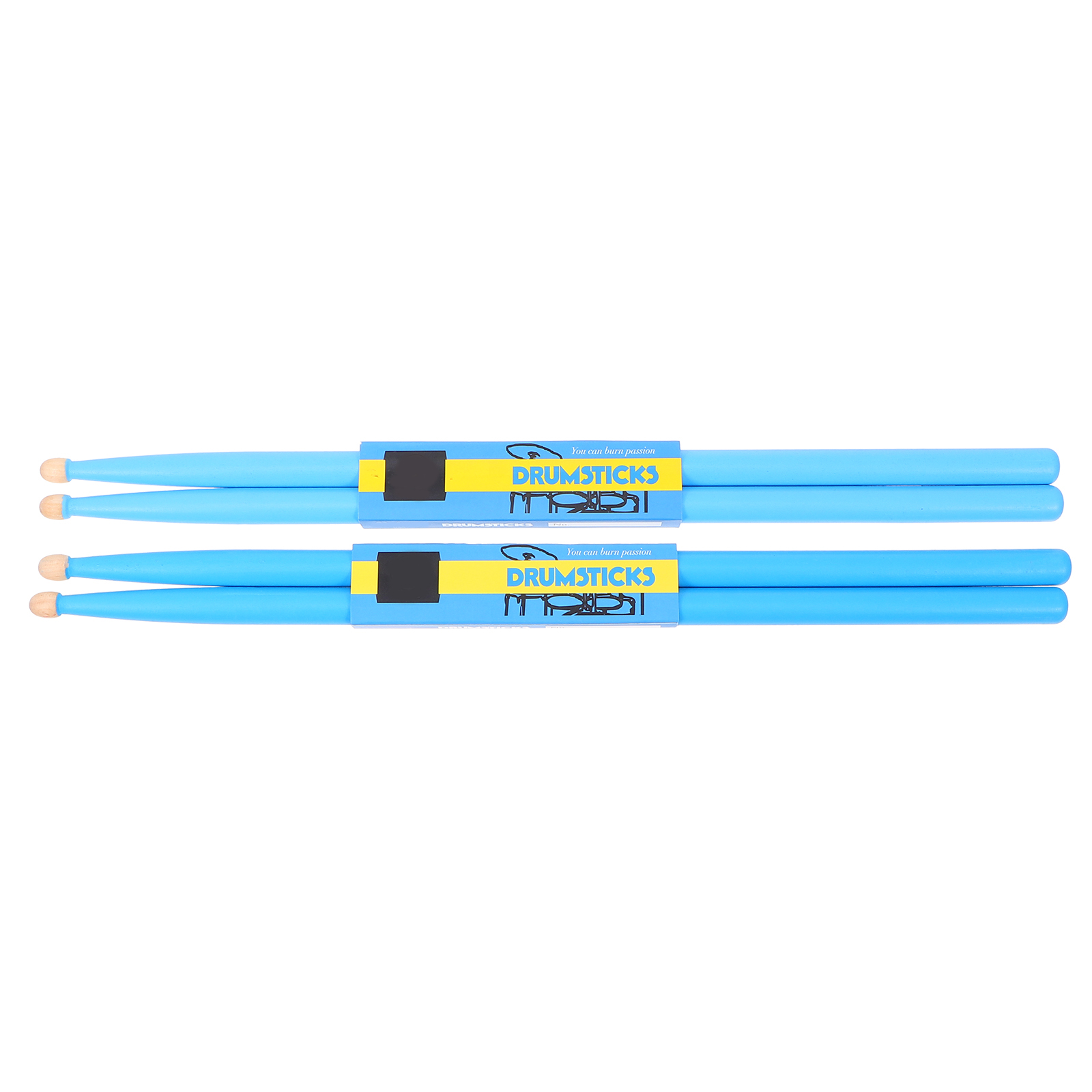 STRANDCHIC 2 Pairs Maple Wood Drumsticks Cylindrical Percussion Sticks ...