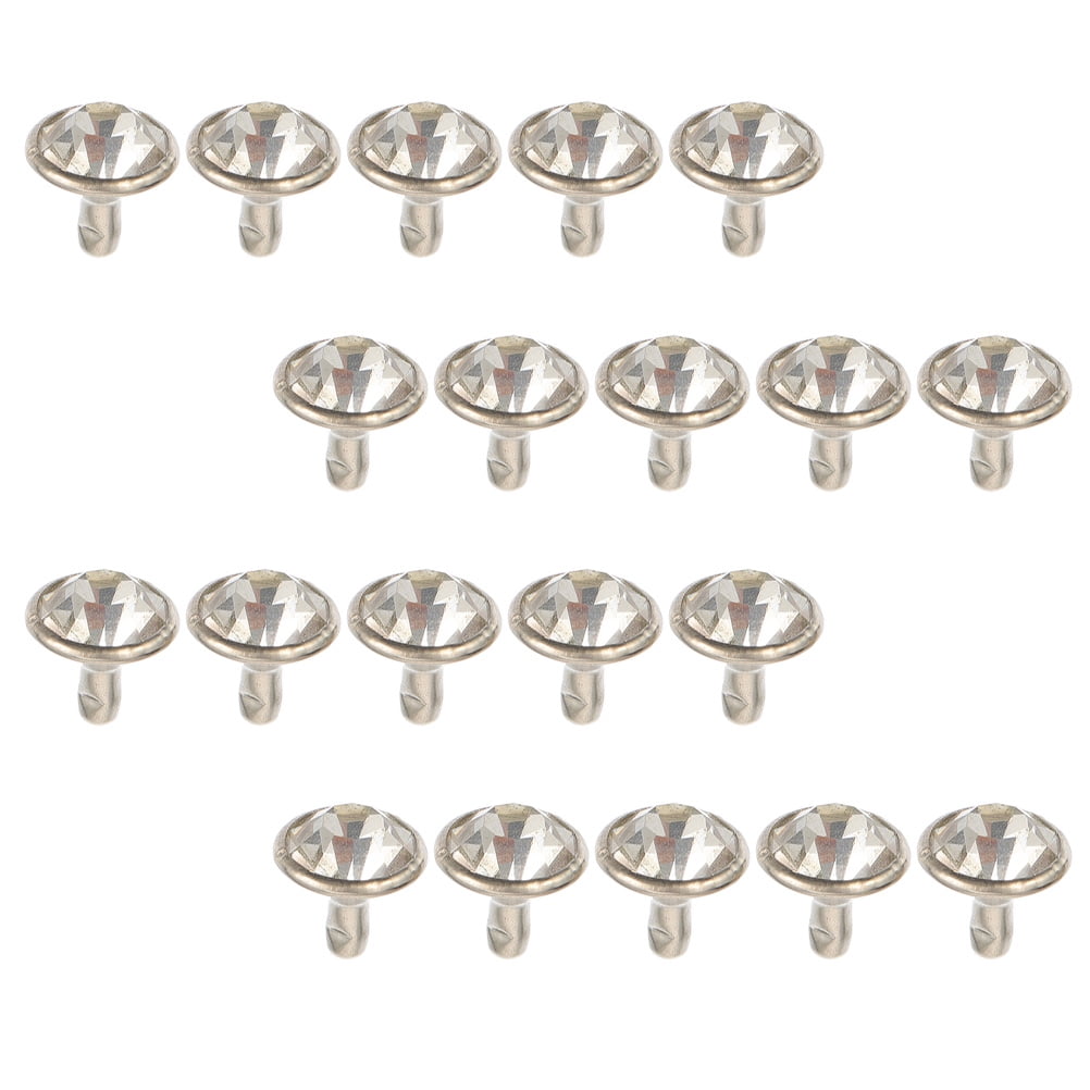 STRANDCHIC Rivets with Crystal Accents 200 Sets for Jewelry Making and ...