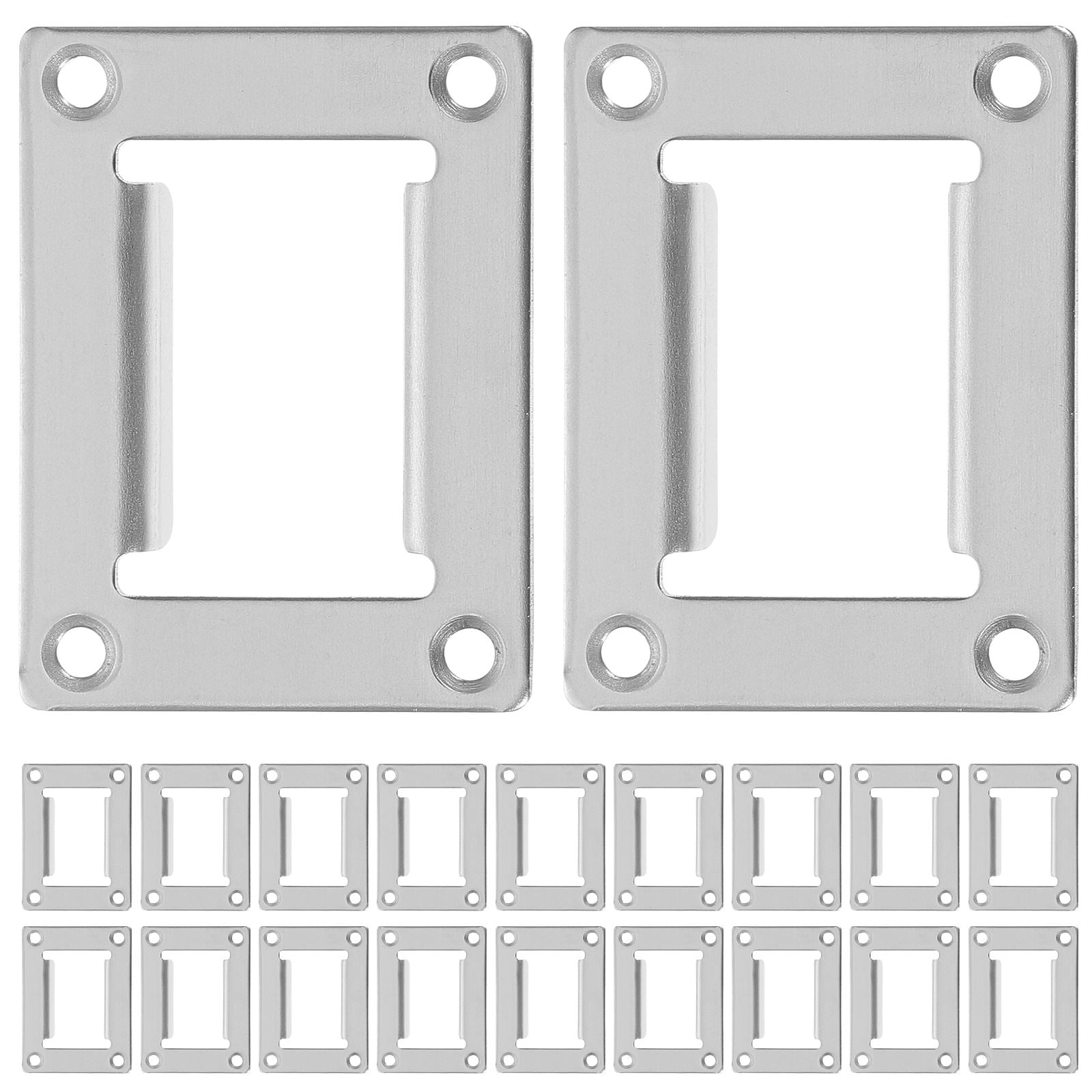 STRANDCHIC 20Pcs Stainless Steel Door Plates for Security Enhancement ...