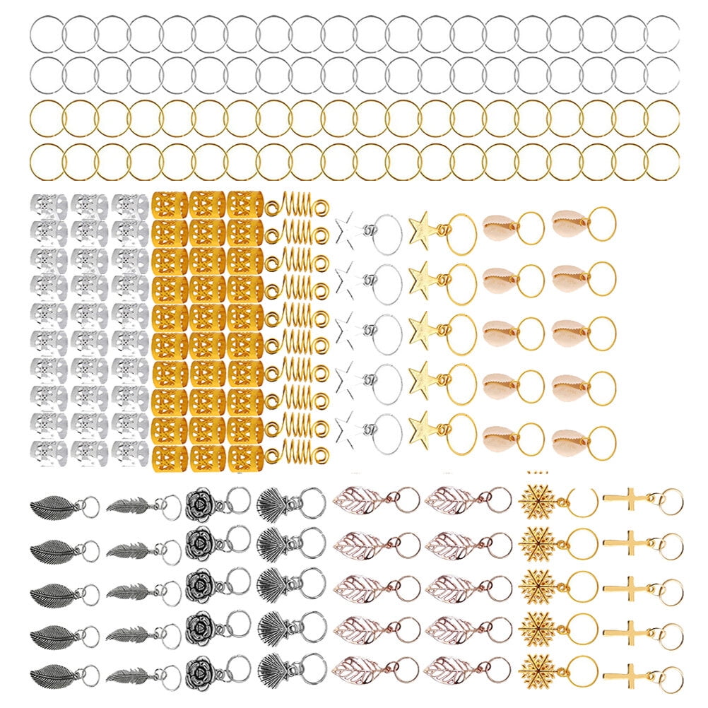 STRANDCHIC 220-Piece Colorful Hair Braid Set, Creative Hair Accessories ...