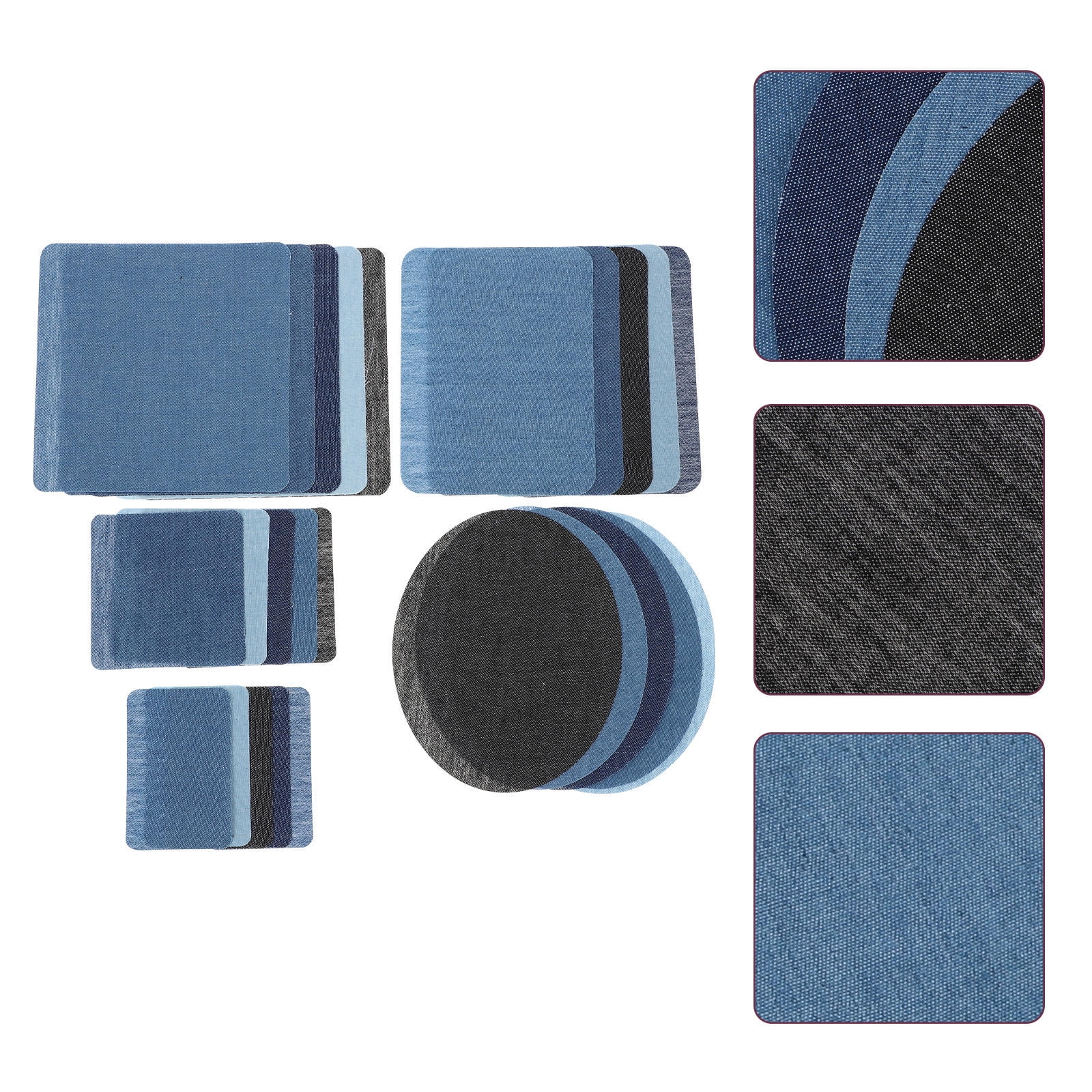 STRANDCHIC 25Pcs Simple Design Assorted Color Clothing Patches Iron on ...
