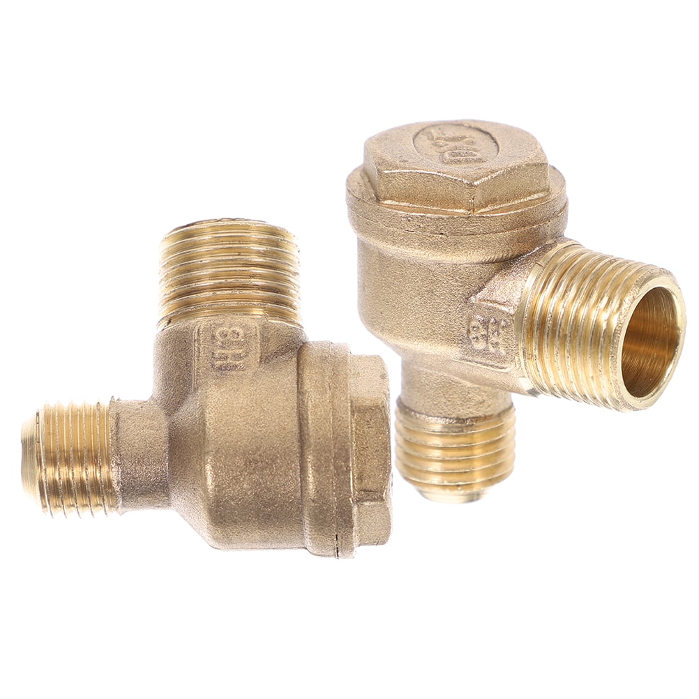 STRANDCHIC 2PCS Copper Check Valve for Compressor Pneumatic Accessory ...
