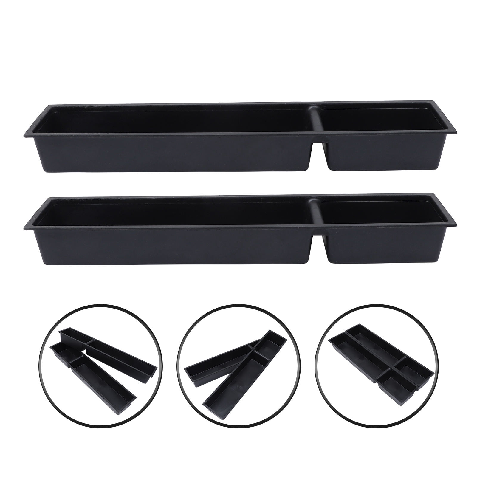 STRANDCHIC Set of 2 Black Plastic Lamb Feeder Buckets for Farmers ...