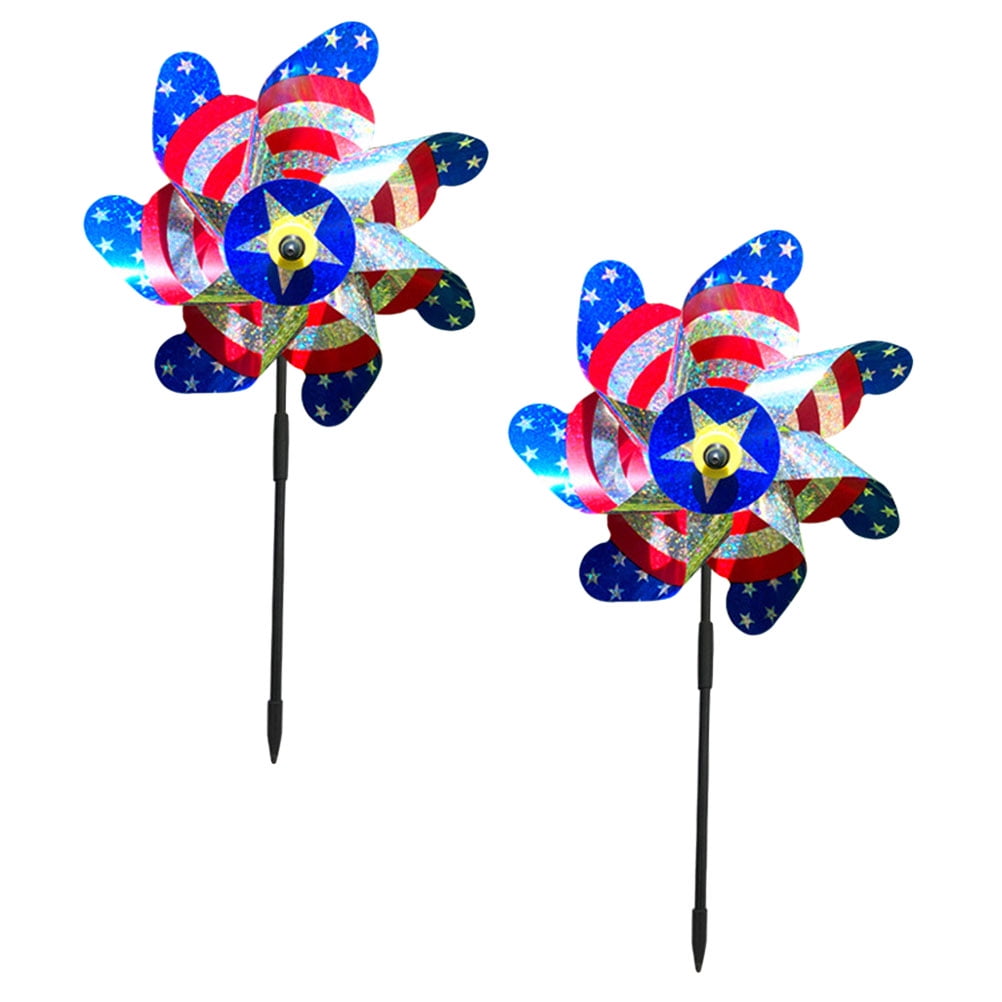 STRANDCHIC 2Pcs Large Wind Spinners Outdoor Multi PET Spinning in Wind ...