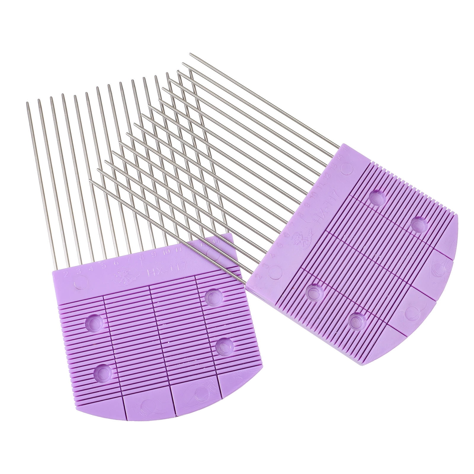 STRANDCHIC Paper Craft Combs Purple Stainless Steel Teeth for DIY ...