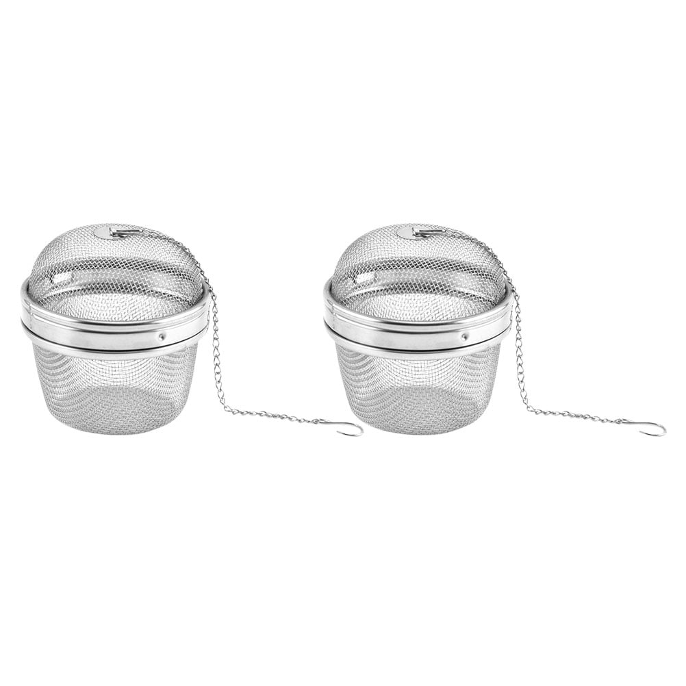 STRANDCHIC 2Pcs Reusable Tea Diffuser Filter Stainless Steel Filtering ...