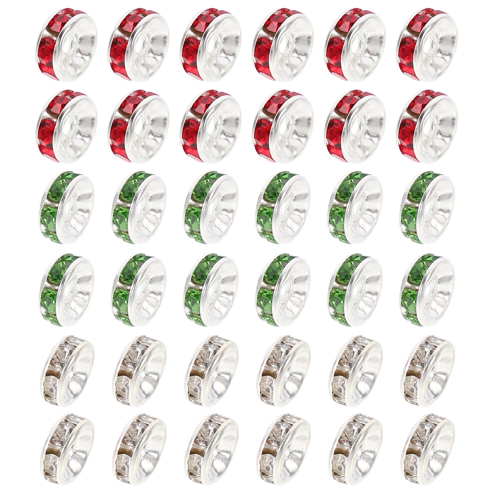 STRANDCHIC 300Pcs Round Loose Spacer Beads Assorted Colors for Jewelry ...