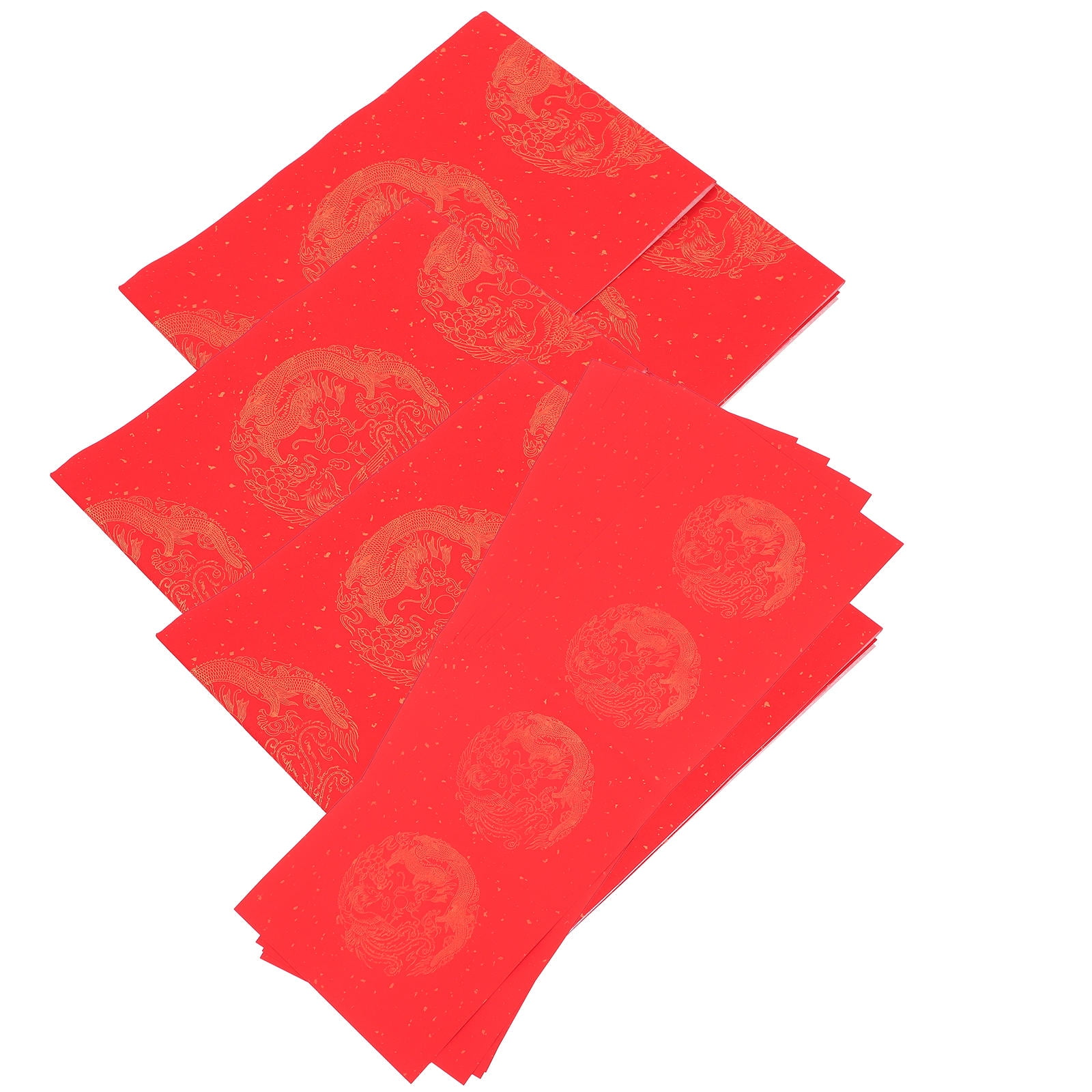 STRANDCHIC 30Pcs Blank Red Rice Paper Suitable for Calligraphy Couplets ...