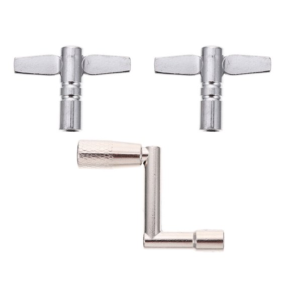 STRANDCHIC 3Pcs Drum Set Keys Wear Resistant Metal Drum Tuning ...