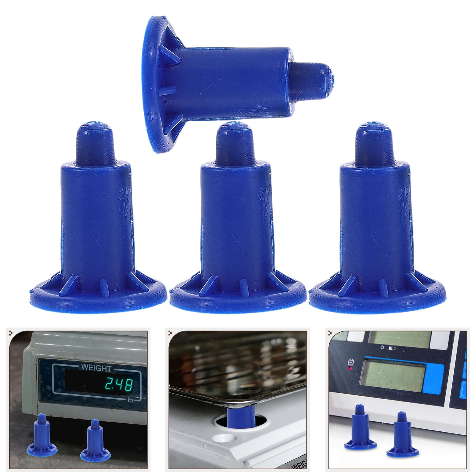 STRANDCHIC 4 Pcs Scale Pan Replacement Feet Weigh Pan Leveling Tool ...