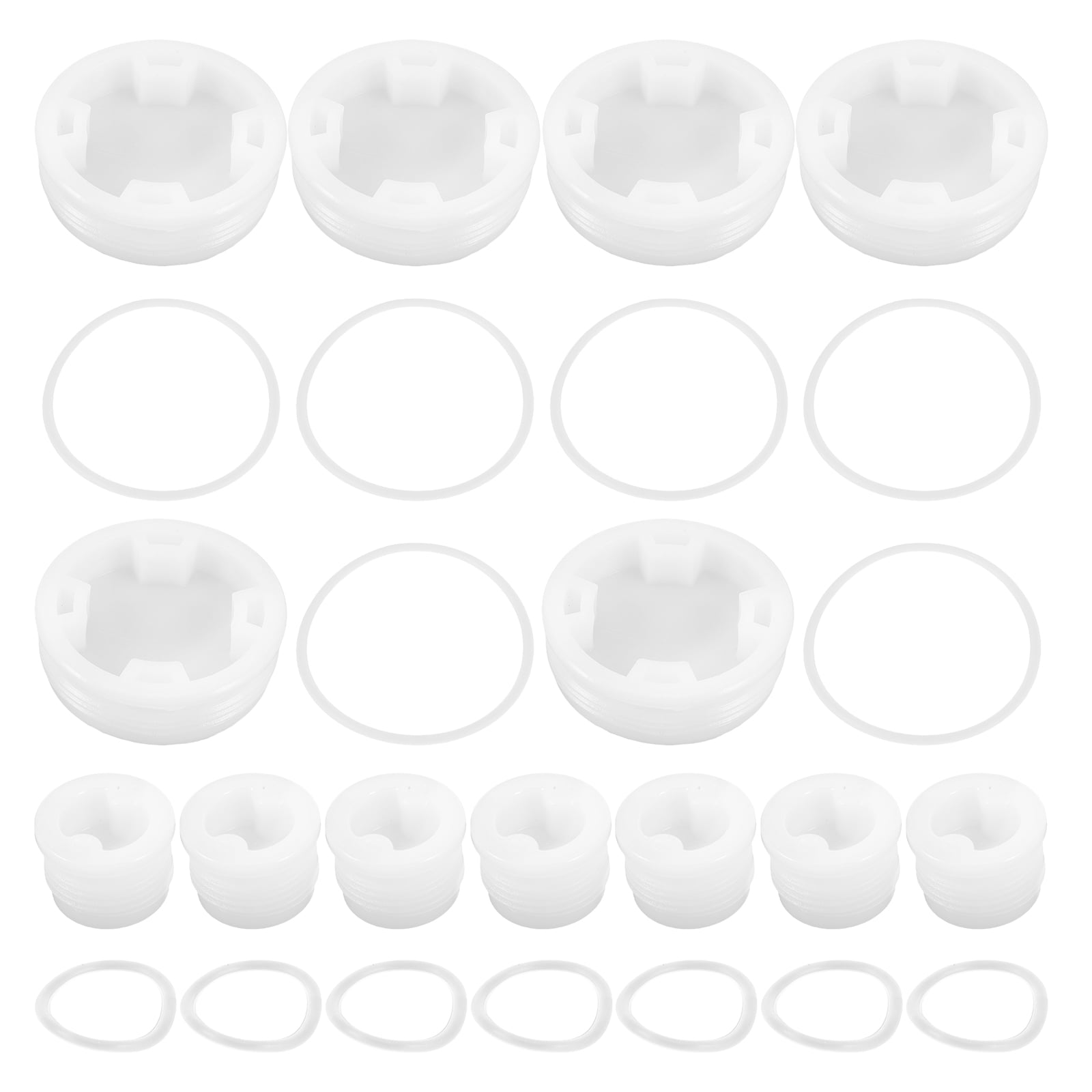 STRANDCHIC Chemical Storage Bung Caps White Plastic Leak-Proof Lid for ...