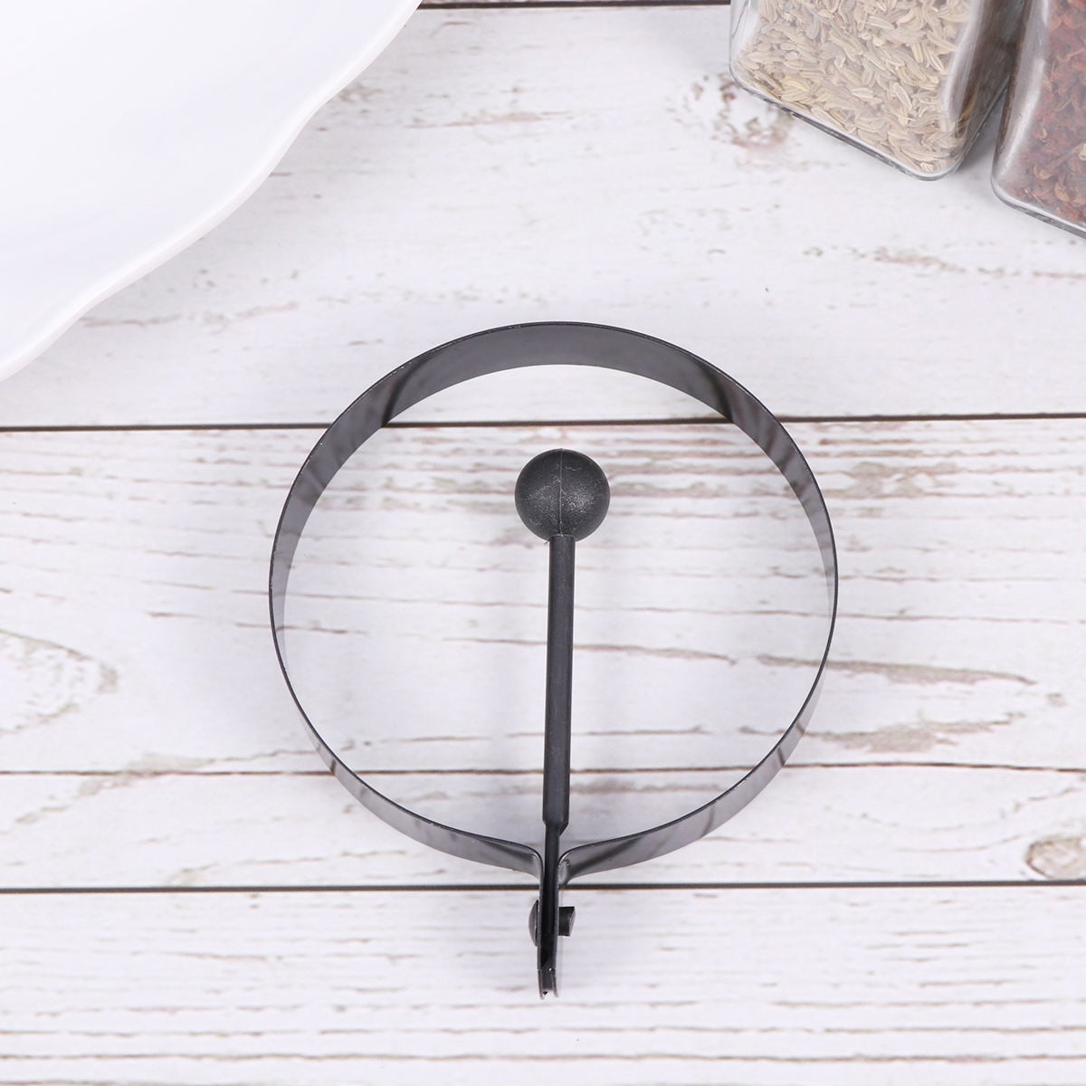 STRANDCHIC 4Pcs Pancake Shaper Stainless Steel Round Egg Frying Mould ...