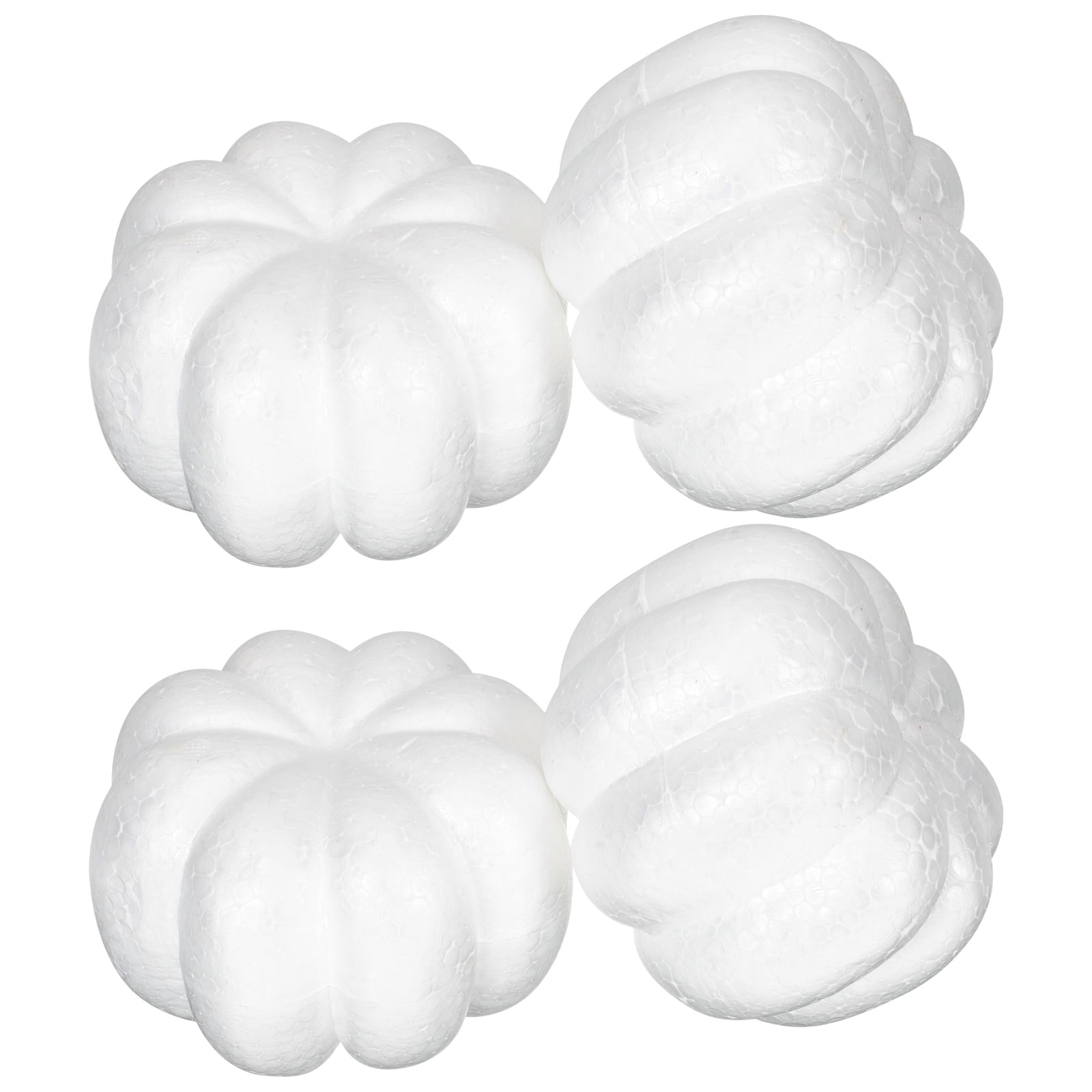 STRANDCHIC 4Pcs White Lifelike Pumpkin Statue for Autumn Festival and ...