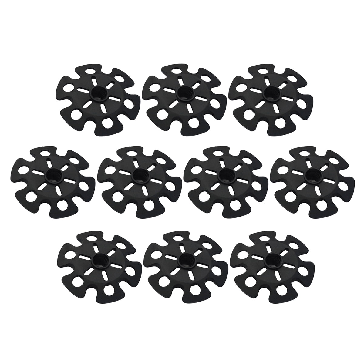 STRANDCHIC 50Pack Walking Stick Baskets Round Black for Outdoor ...