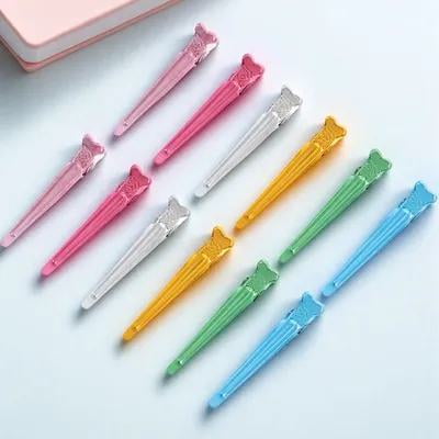 STRANDCHIC 50Pcs Hair Partition Clips Aluminum Haircut Hairpins ...