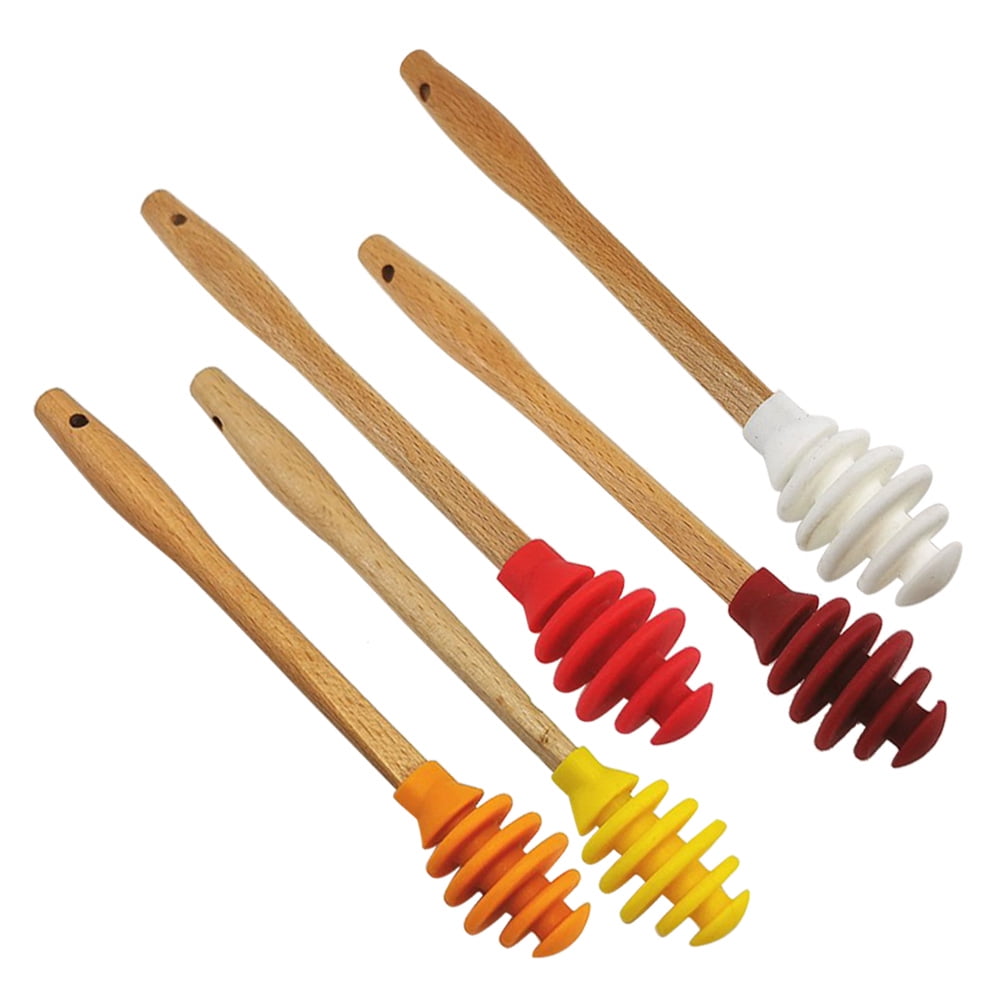 STRANDCHIC 5Pcs Stirrer Stirring Spoon for Honey Pot Jar Container and ...