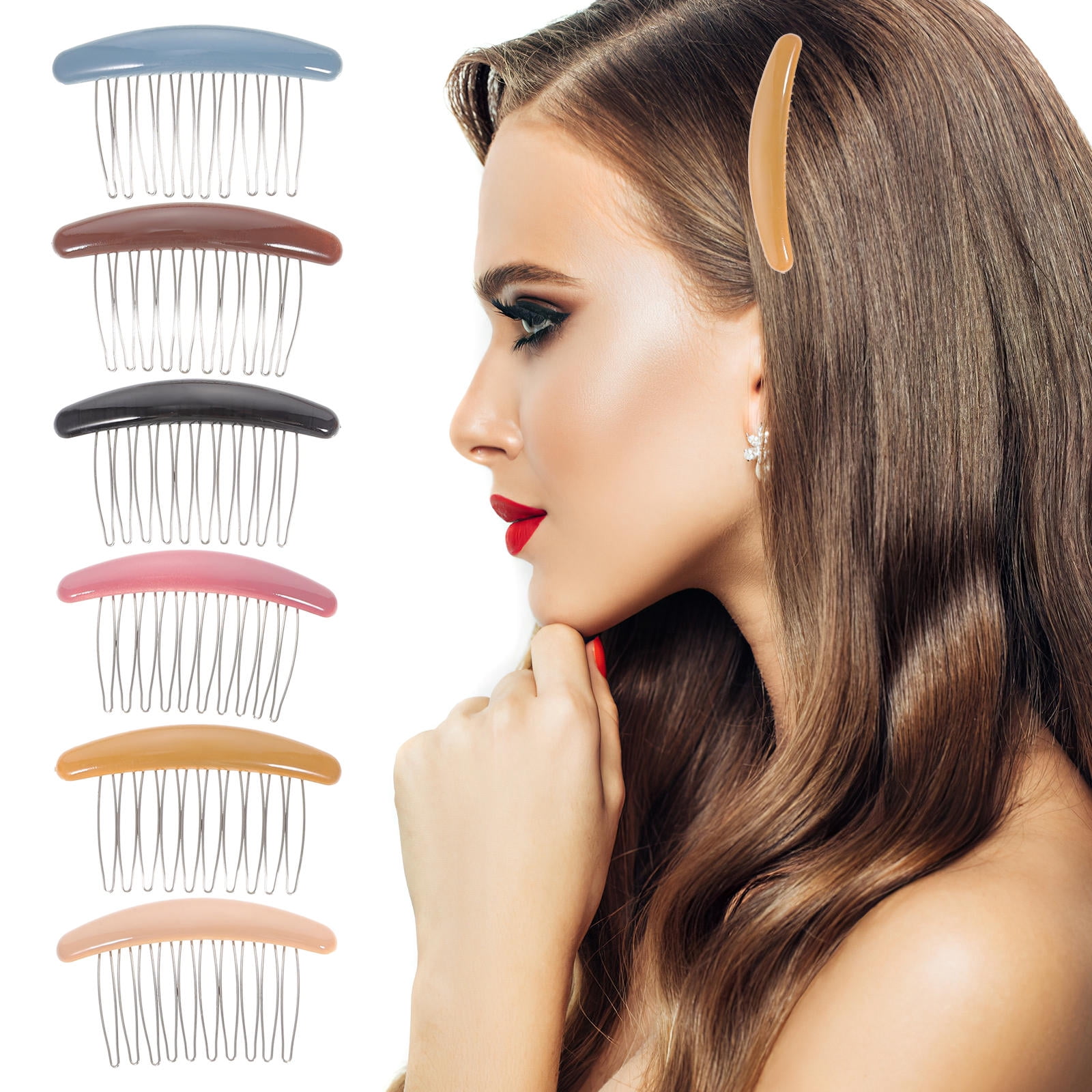 STRANDCHIC 6Pcs Chic Hair Combs Accessories for Women Celebrations and ...