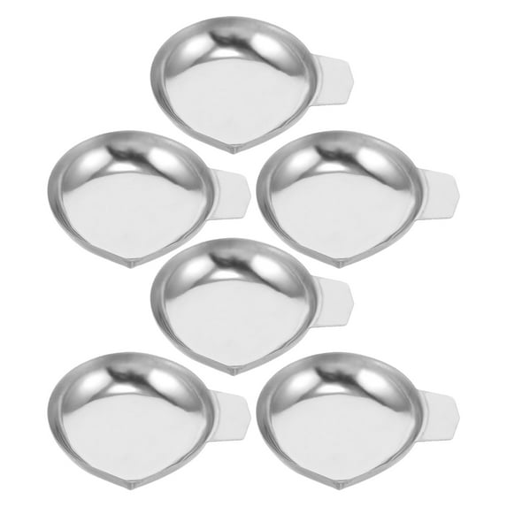 STRANDCHIC 6Pcs Reloading Powder Tray Stainless Steel Silver Weighing ...