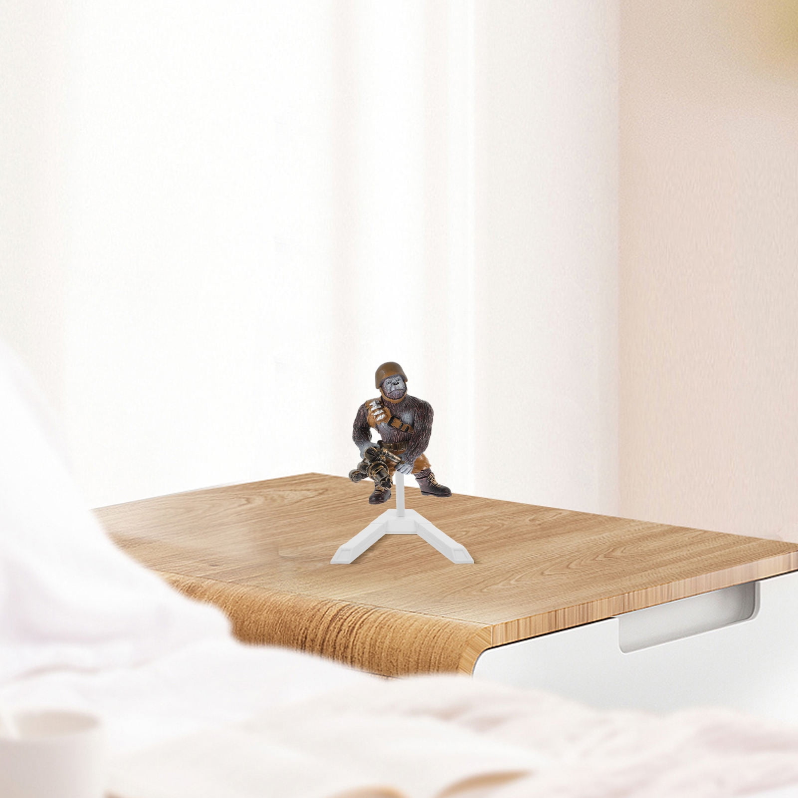 STRANDCHIC Model Stand White Plastic Portable Design Versatile Use 6Pcs ...