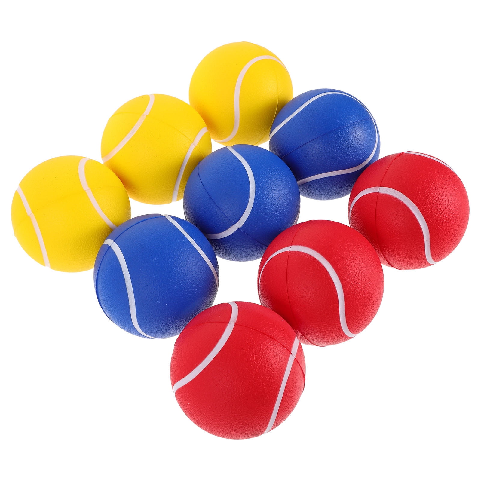 STRANDCHIC 9Pcs Durable PU Tennis Balls for Indoor Outdoor Recreation ...