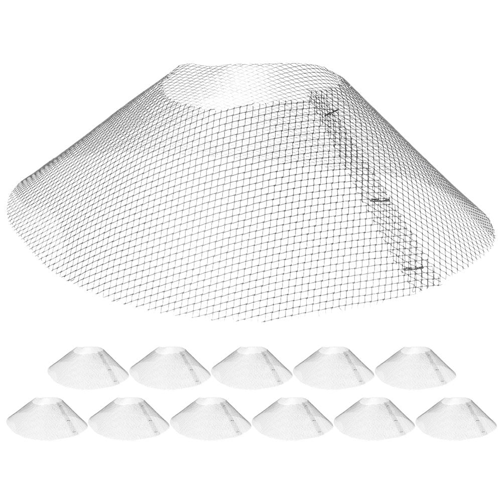STRANDCHIC 12Pcs Bowl Shaped Kitchen Range Hood Filter Net for Home Use ...