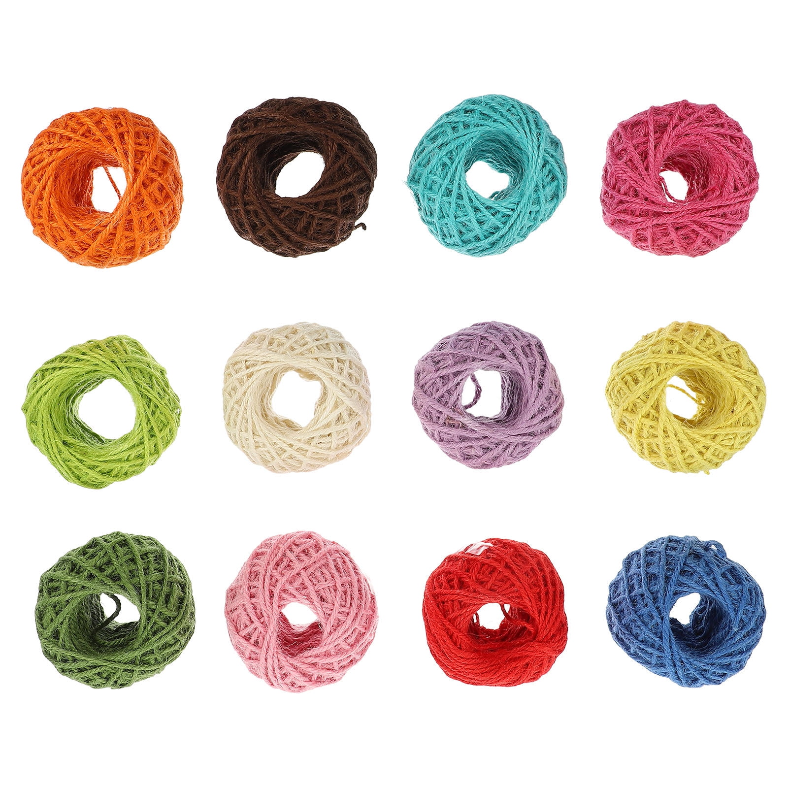STRANDCHIC Assorted Color Natural Flax Twine String for Handmade ...