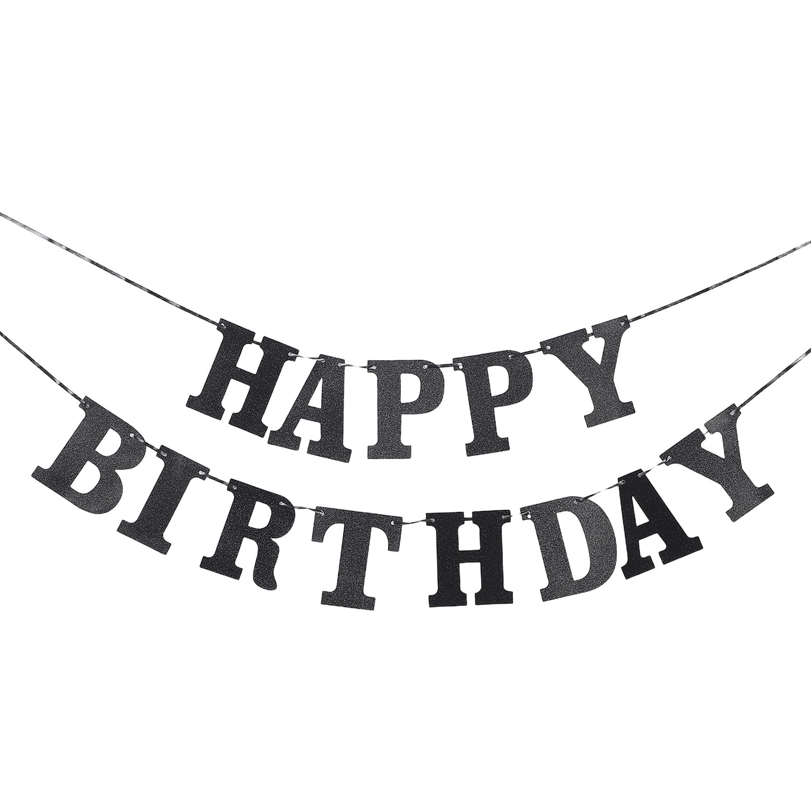 STRANDCHIC Black Bunting Banner For Birthday Party And Kindergarten ...