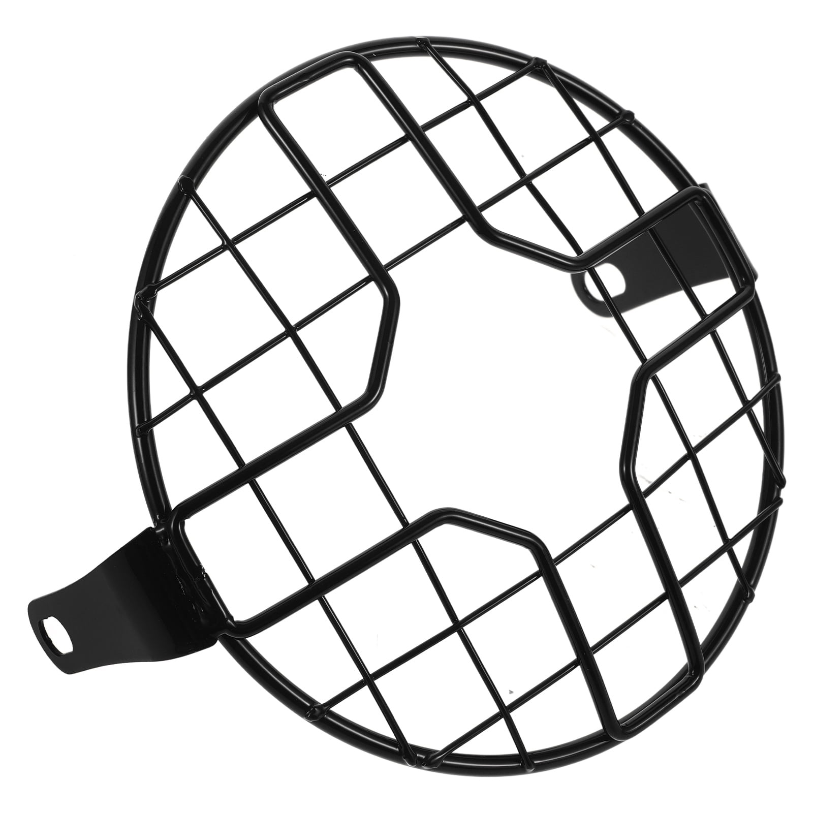 STRANDCHIC Black Metal Headlamp Glass Lens Cover 1Pack For Automotive ...