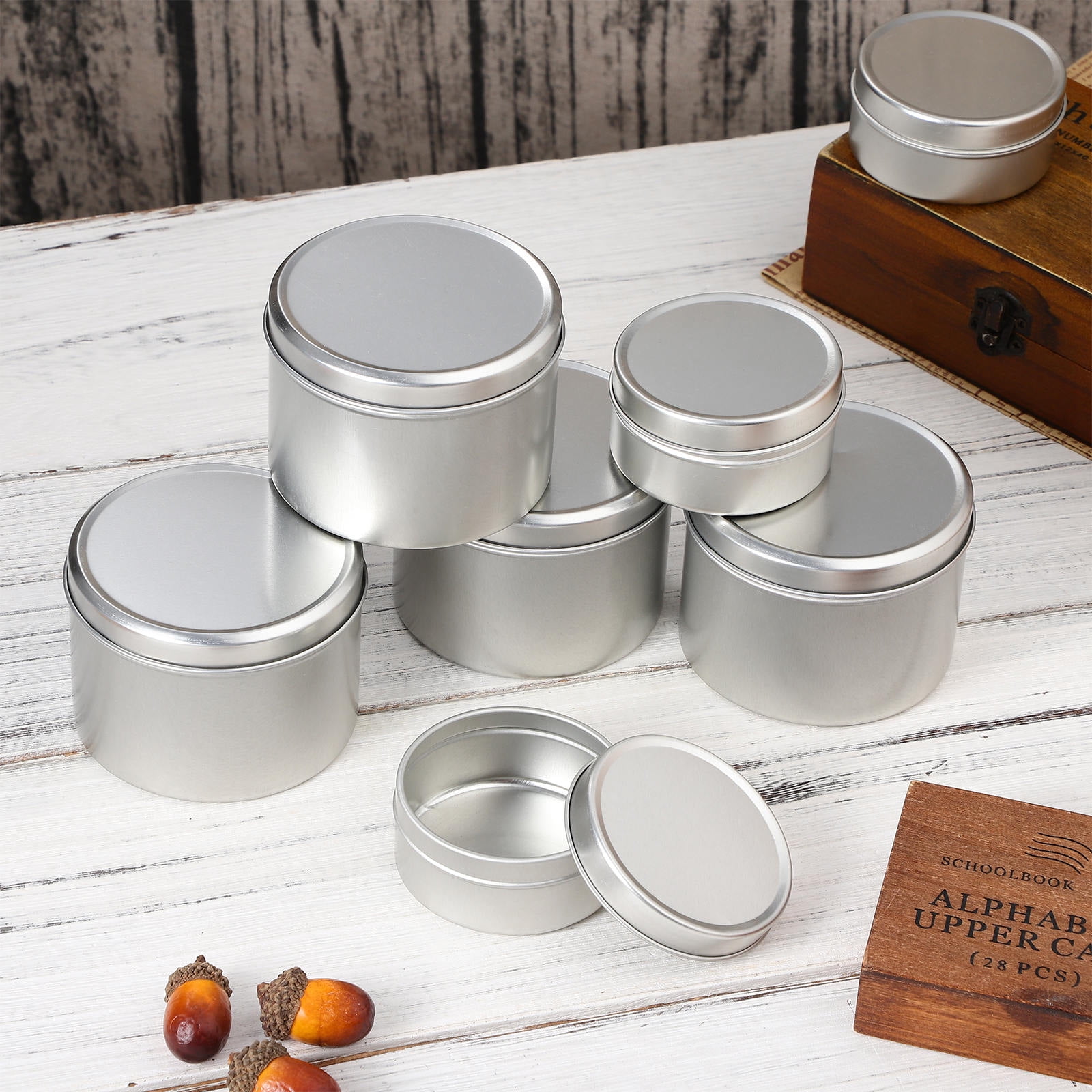 STRANDCHIC Wax Melting Pot Candle Making Kits Silver Aluminum Alloy 1 ...