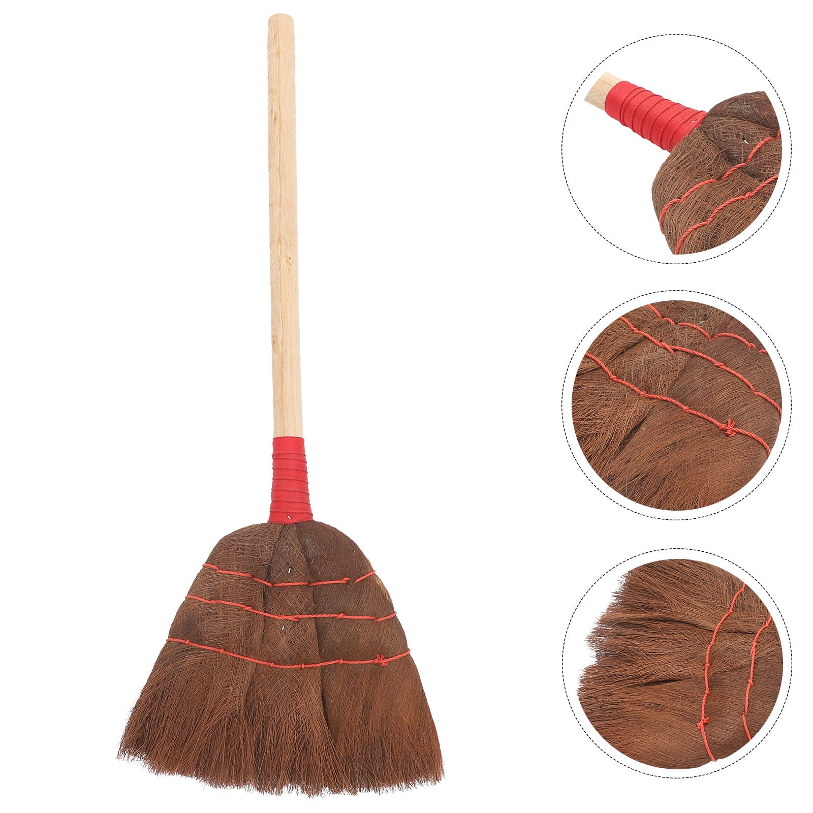 STRANDCHIC Child Sweeping the Floor Small Palm Fiber Cleaning 1Set ...