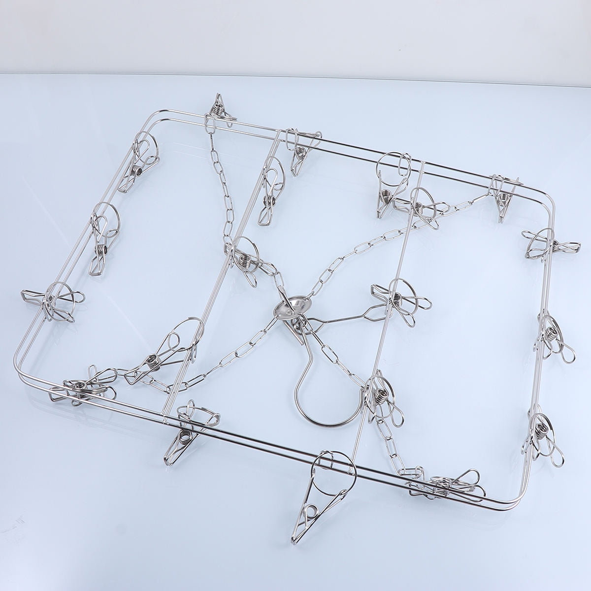 STRANDCHIC Clothes Rack with Clip Drying Rack 1Pcs 37 x 30 x 30 Cm ...